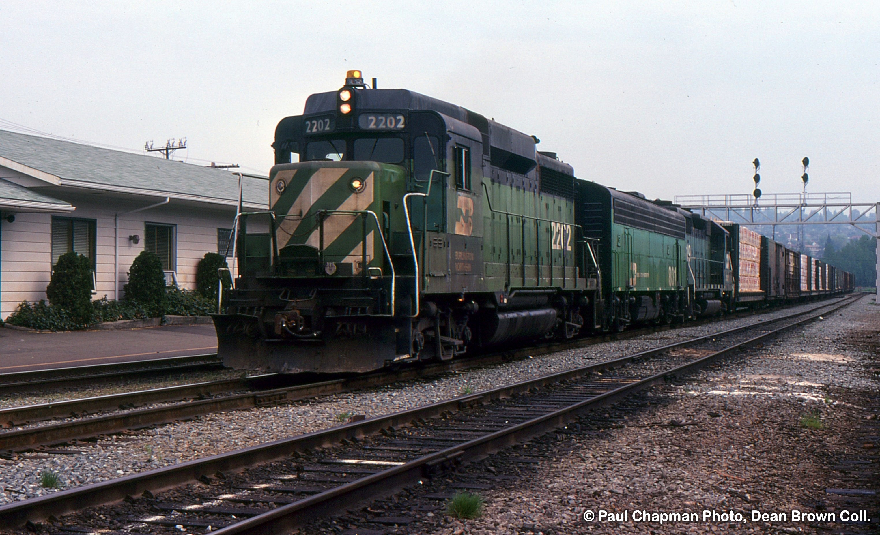 Railpictures.ca - Paul Chapman Photo, Dean Brown Coll. Photo: BN at New Westminster on the BN ...