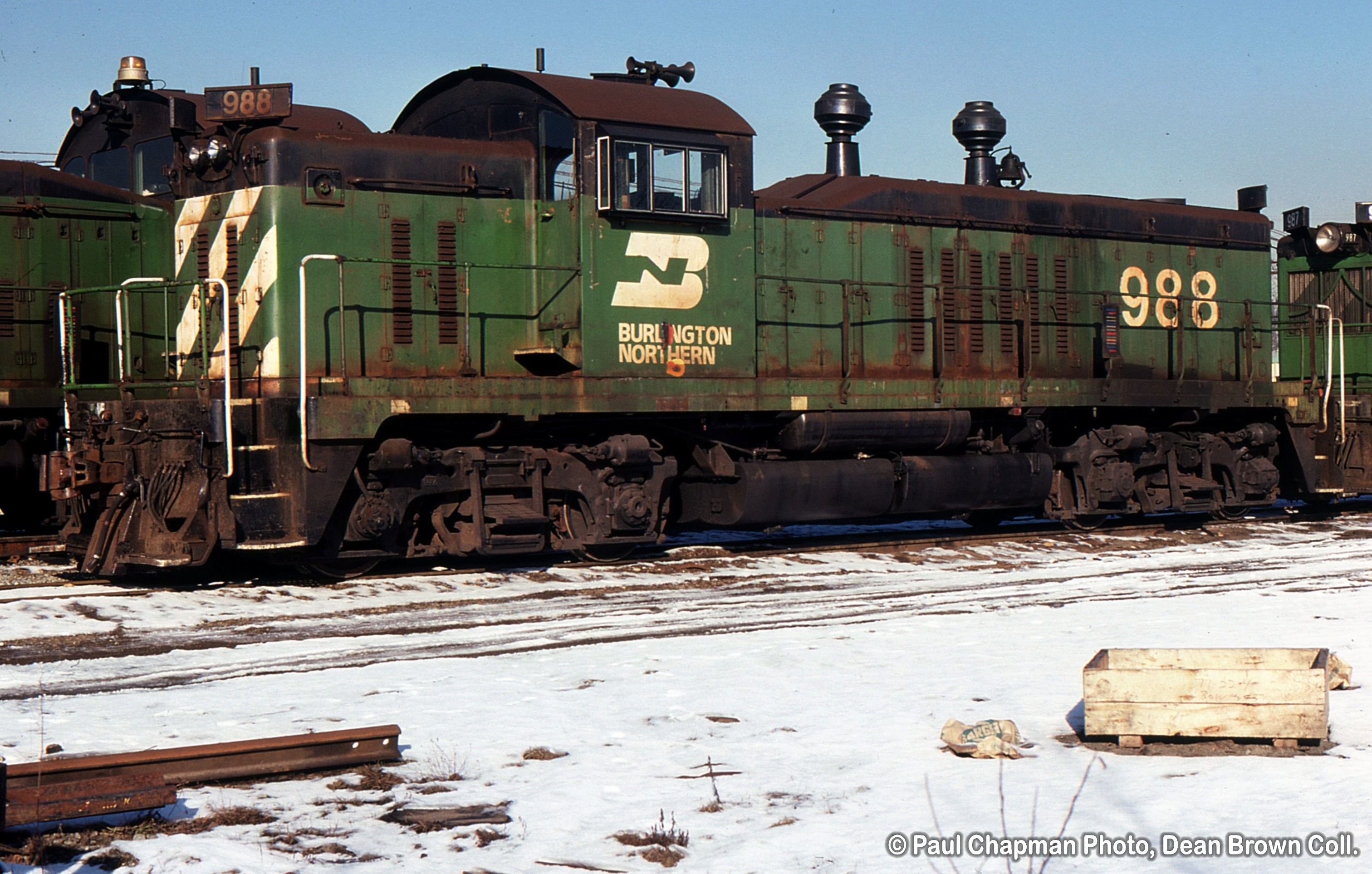 Railpictures.ca - Paul Chapman Photo, Dean Brown Coll Photo: BN NW-5 988 | Railpictures.ca ...