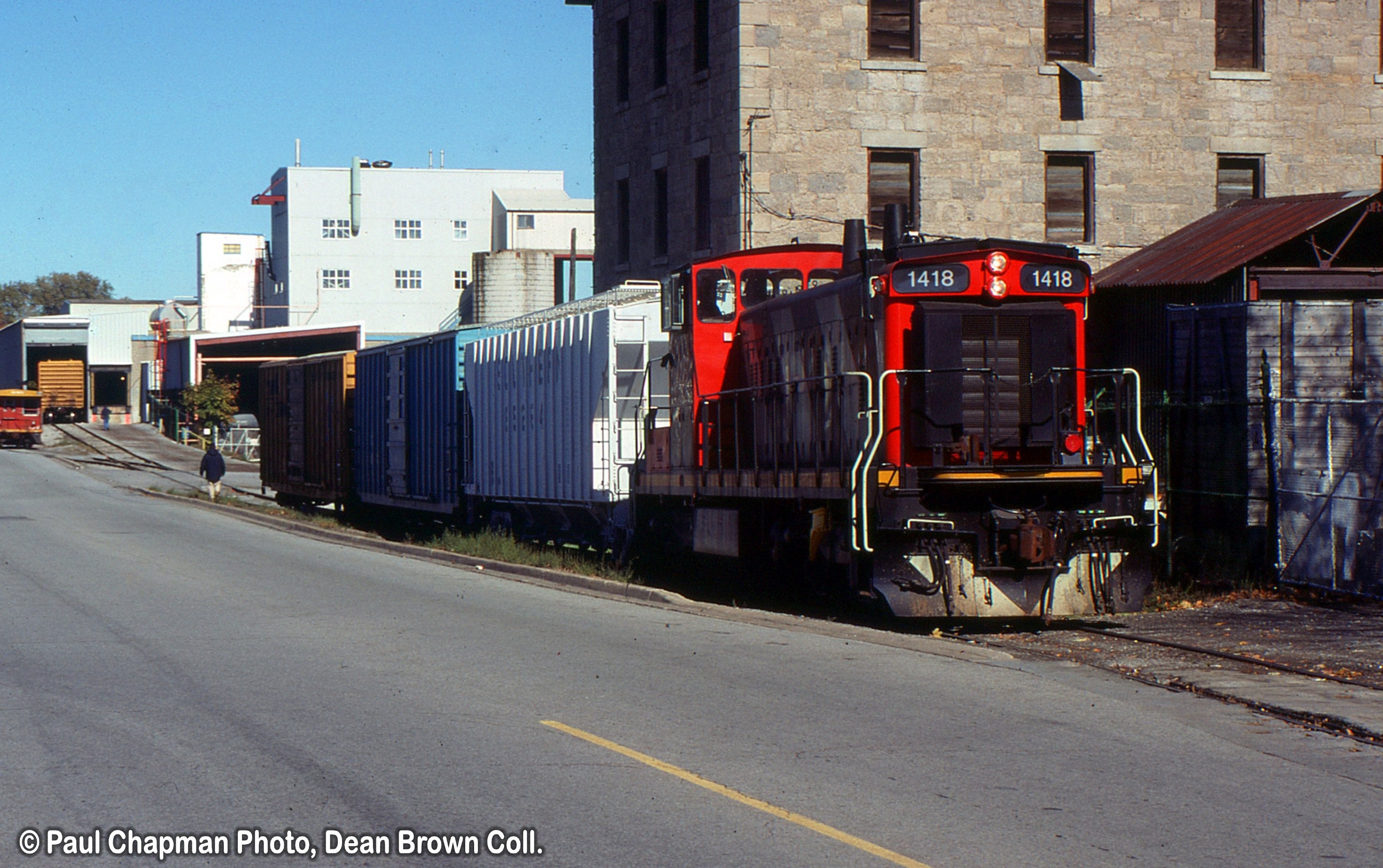 Railpictures.ca - Paul Chapman Photo, Dean Brown Collection Photo: CN 550 with CN GMD1u 1416 ...