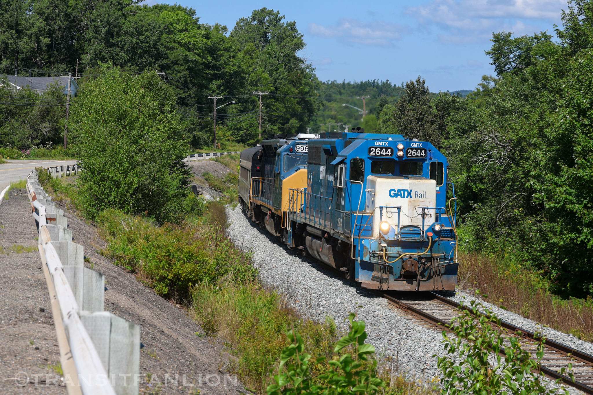Railpictures.ca - Lion Liu Photo: GMTX 2644 leading NBSR Work Extra with CSX geometry train ...