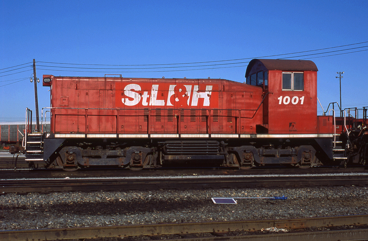 Railpictures.ca - Matt Watson Photo: Odd ball unit STL&H 1001 began life as SW1200 MILW 2026 in ...