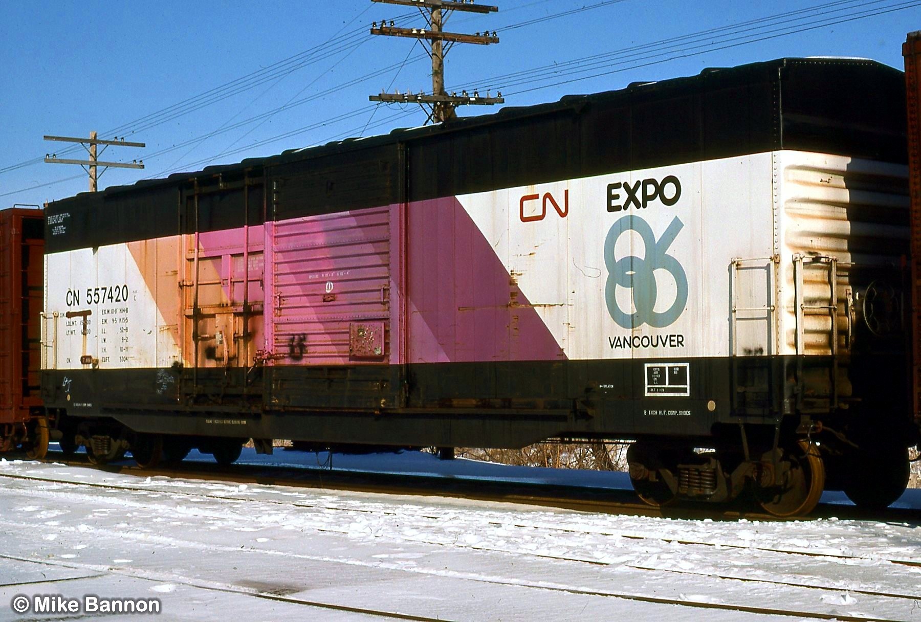Railpictures.ca - Mike Bannon Photo: CN Expo painted boxcar | Railpictures.ca – Canadian Railway ...