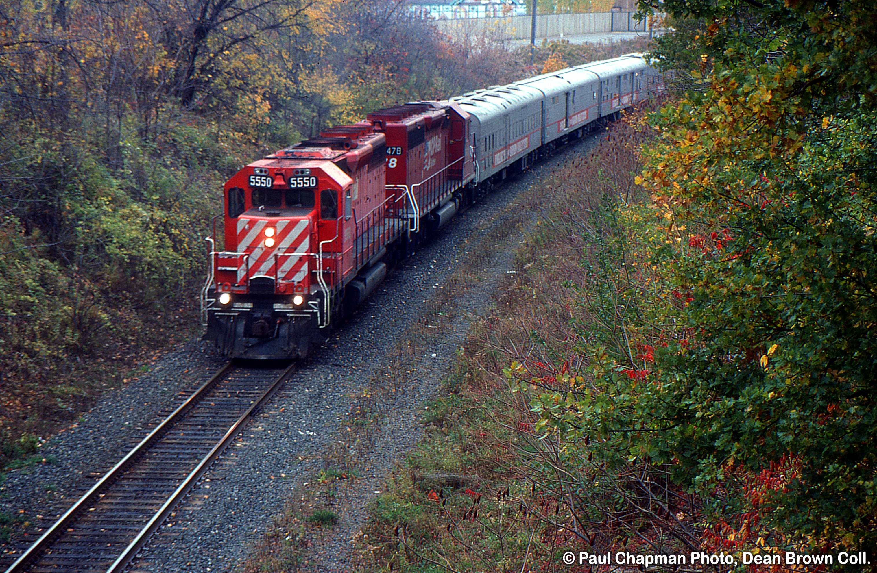Railpictures.ca - Paul Chapman Photo, Dean Brown Coll. Photo: The Southbound Cirus Train with CP ...