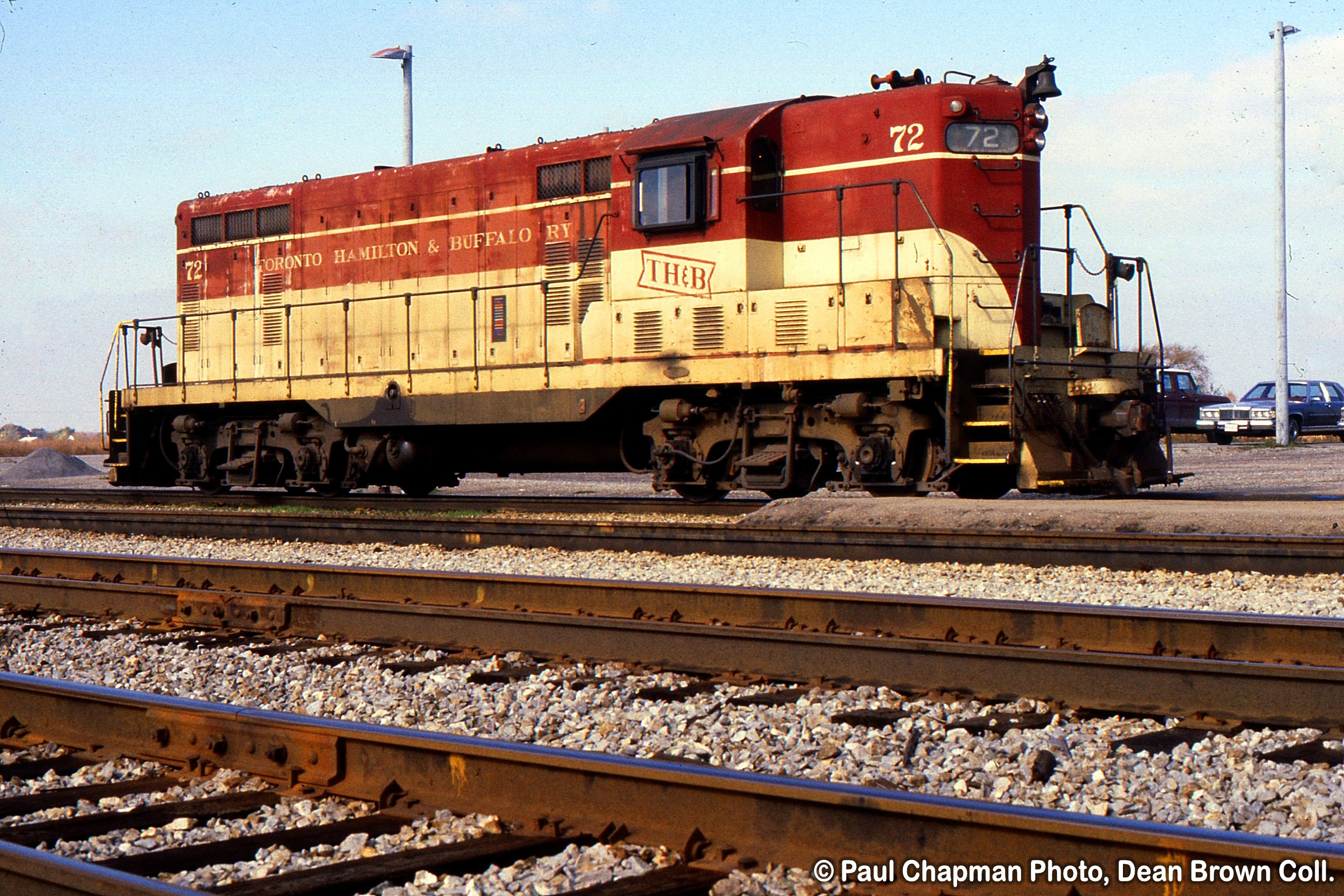 Railpictures.ca - Paul Chapman Photo, Dean Brown Coll. Photo: TH&B GP7 72 at Wellland ...
