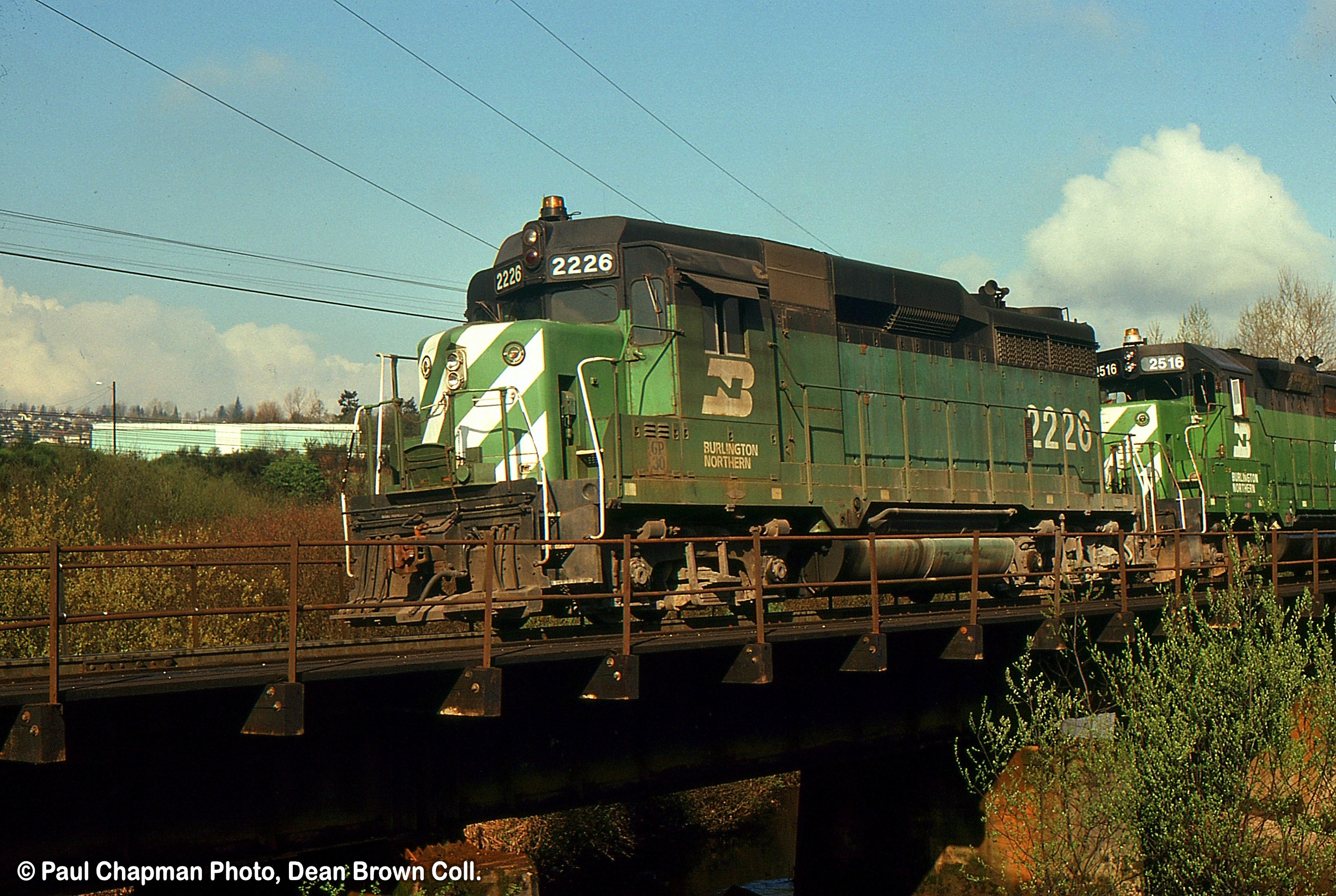 Railpictures.ca - Paul Chapman Photo, Dean Brown Coll. Photo: BN GP30 2226 | Railpictures.ca ...
