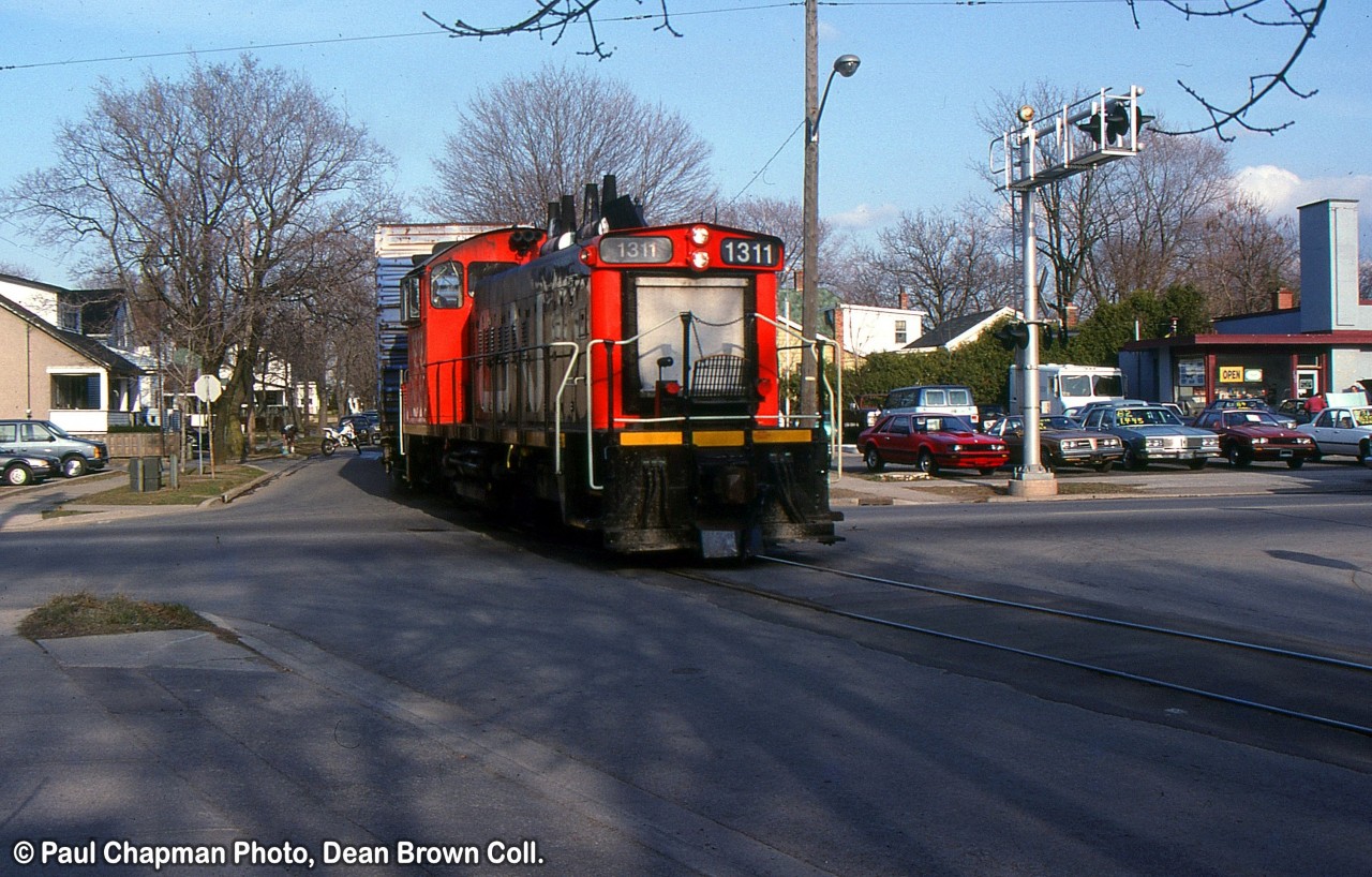 Railpictures.ca - Paul Chapman Photo, Dean Brown Coll. Photo: CN 551 with CN SW1200RS 1311 on ...