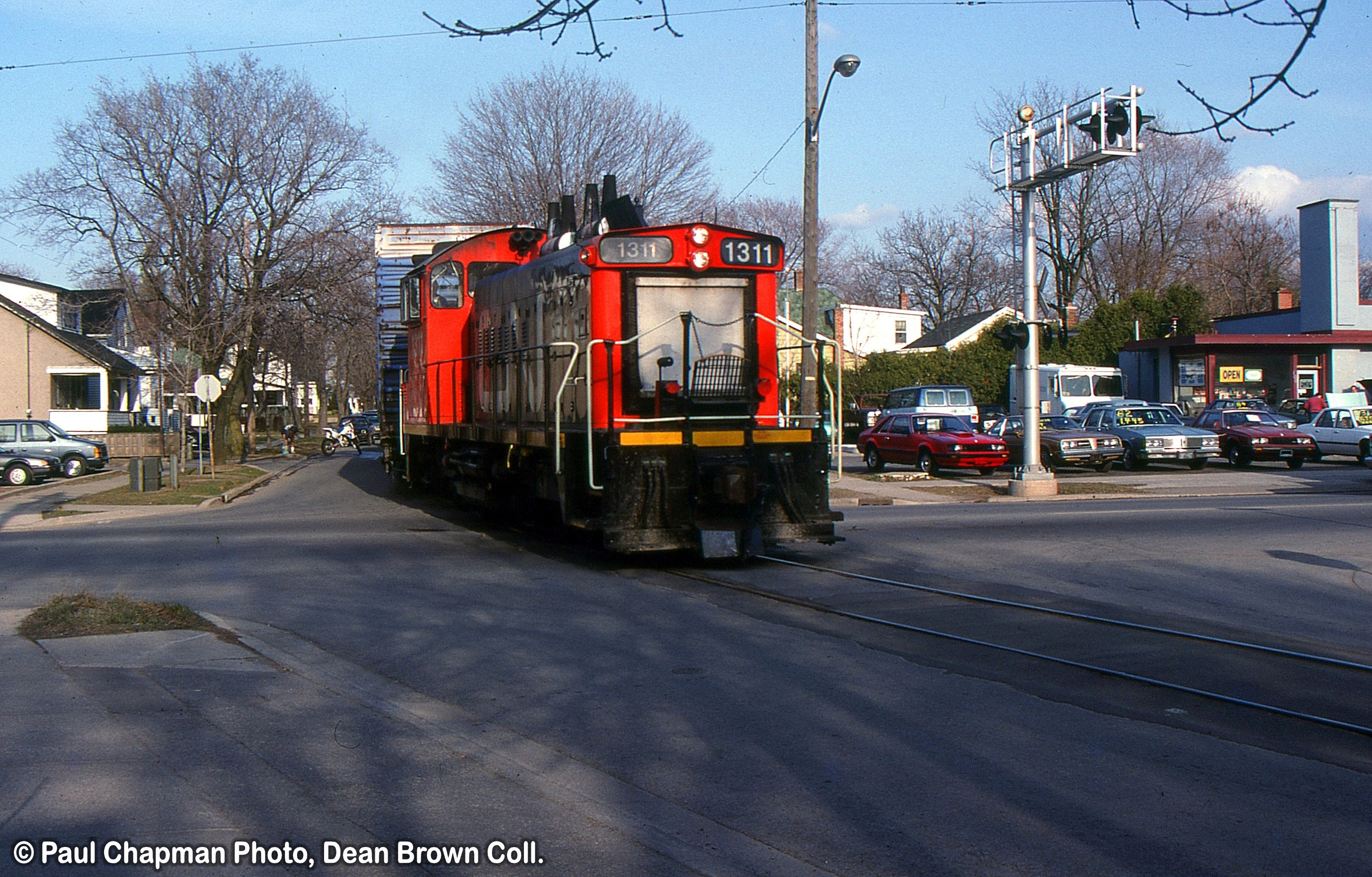 Railpictures.ca - Paul Chapman Photo, Dean Brown Coll. Photo: CN 551 with CN SW1200RS 1311 on ...