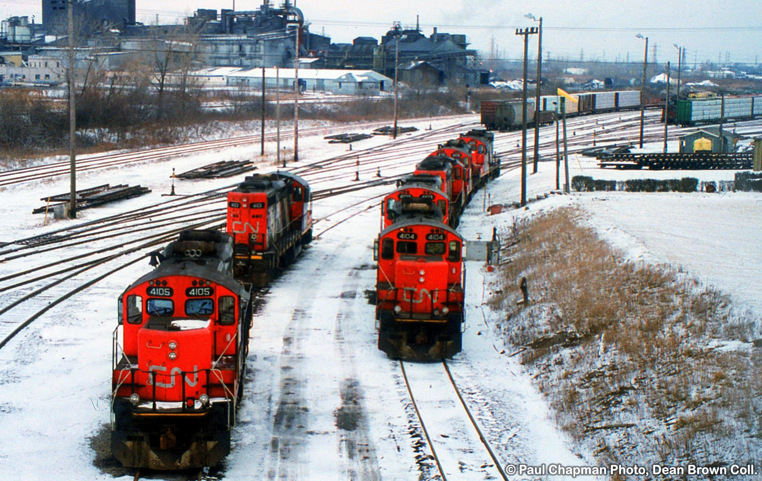 Railpictures.ca - Paul Chapman Photo, Dean Brown Coll. Photo: Niagara Falls Yard. | Railpictures ...