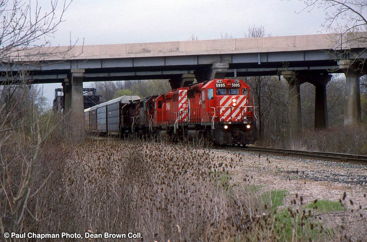 Railpictures.ca - Paul Chapman Photo, Dean Brown Coll. Photo: CP 5995 North Departing Montrose ...