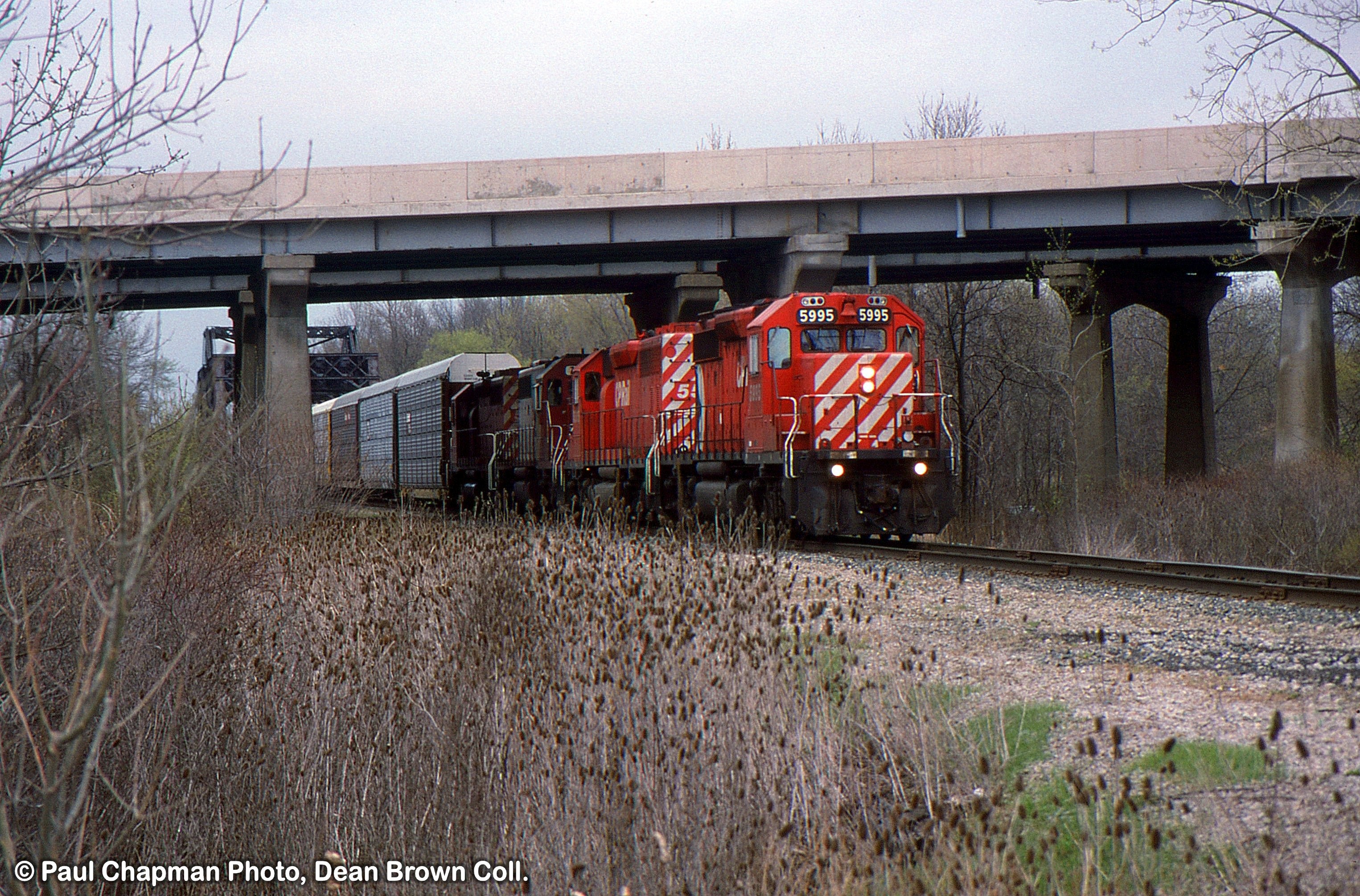 Railpictures.ca - Paul Chapman Photo, Dean Brown Coll. Photo: CP 5995 North Departing Montrose ...