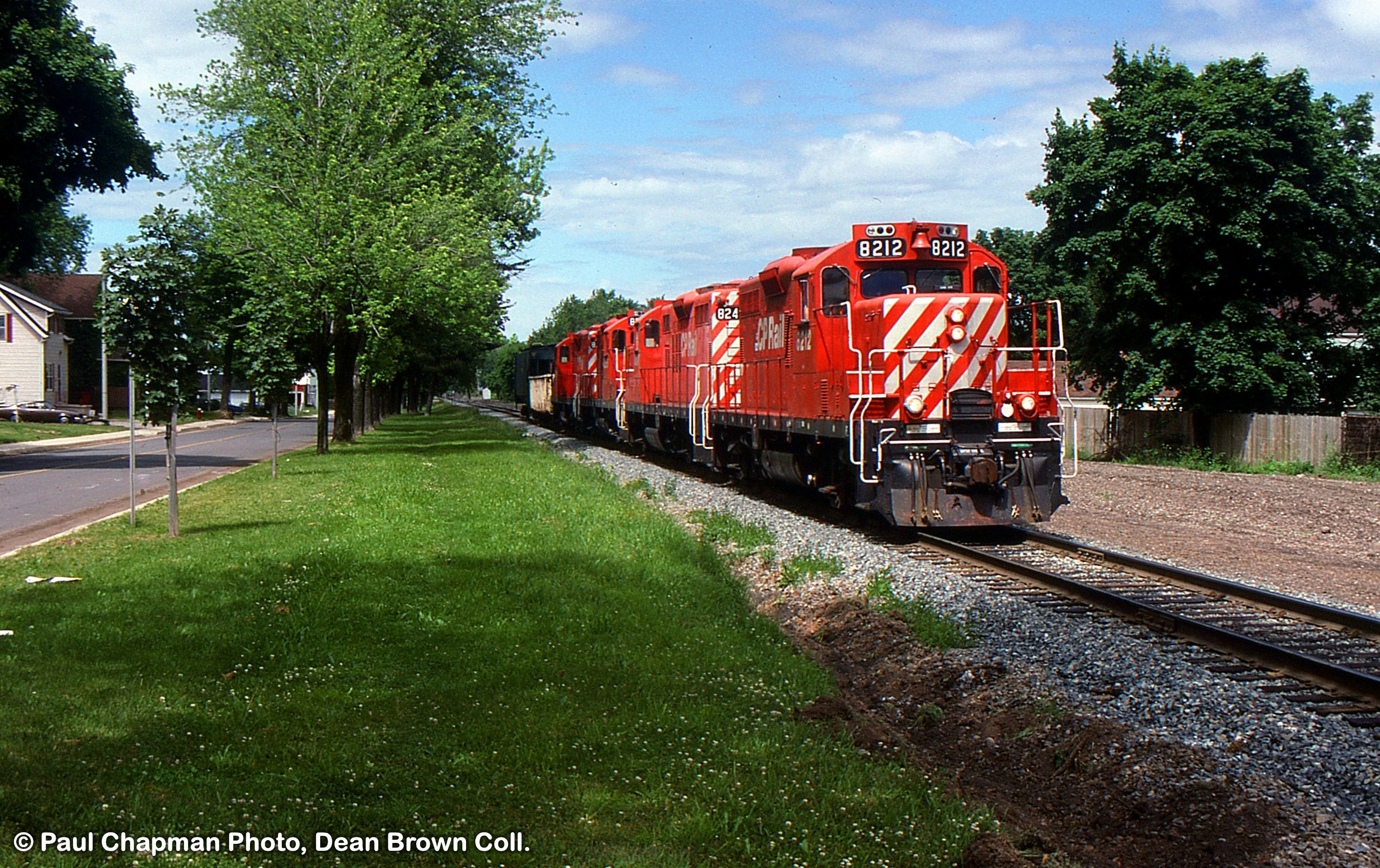 Railpictures.ca - Paul Chapman Photo, Dean Brown Coll. Photo: CP 8212 North at Mile 1 on the CP ...
