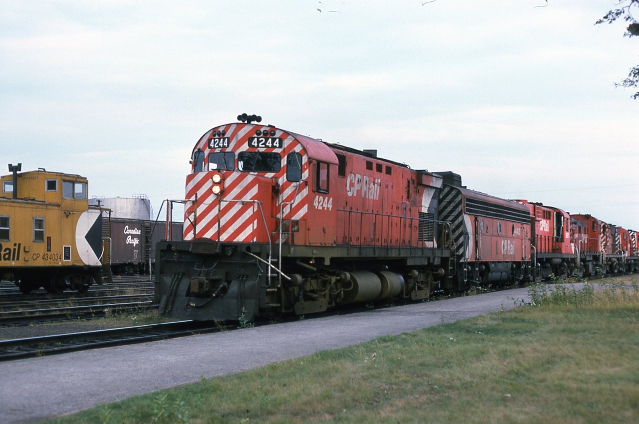 Railpictures.ca - Mike Bannon Photo: CP WB with 4244 and several assorted sisters trailing ...