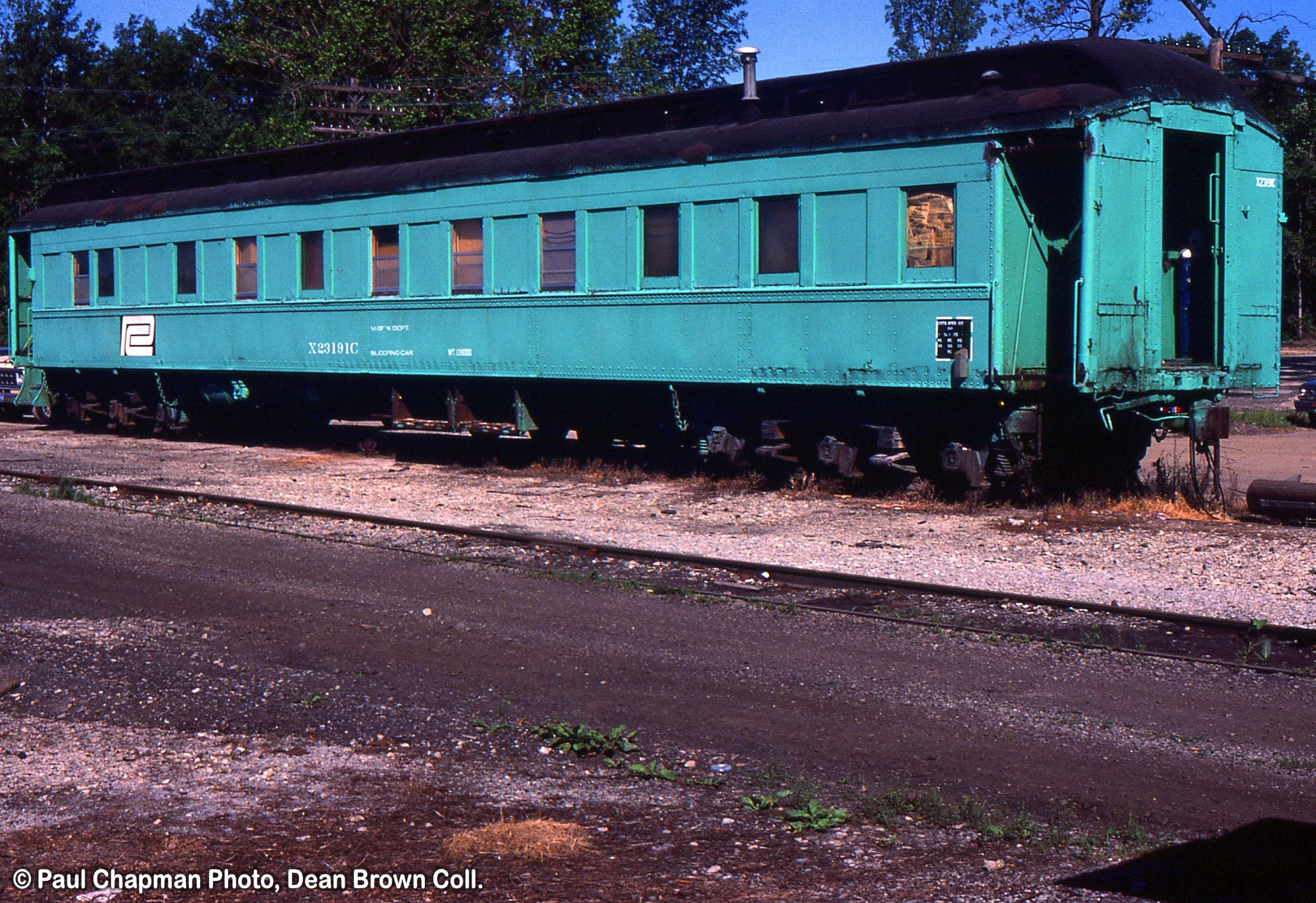 Railpictures.ca - Paul Chapman Photo, Dean Brown Coll. Photo: PC X23191C at Montrose Yard ...