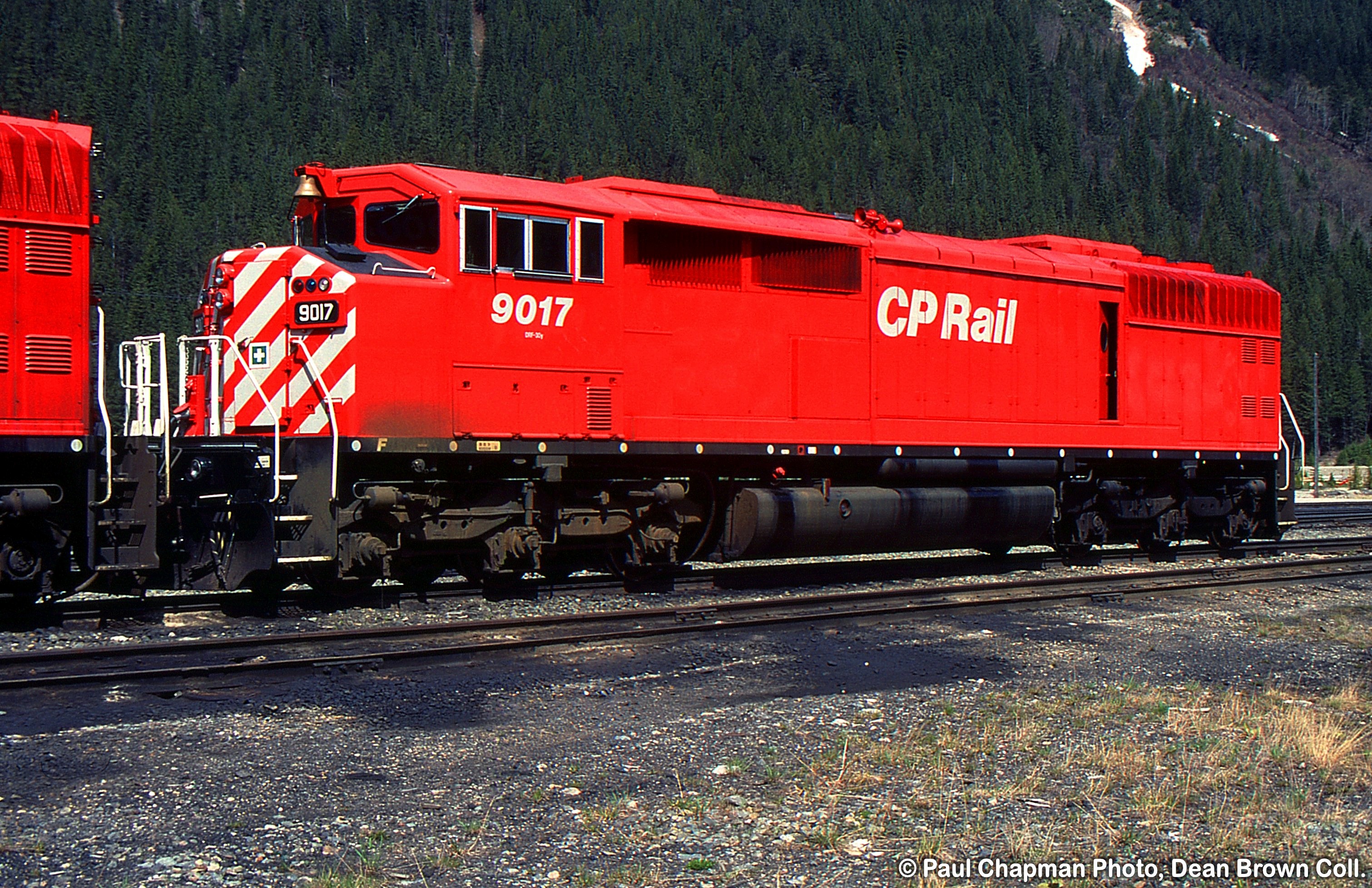 Railpictures.ca - Paul Chapman Photo, Dean Brown Coll. Photo: CP SD40-2F 9017 at Field BC ...