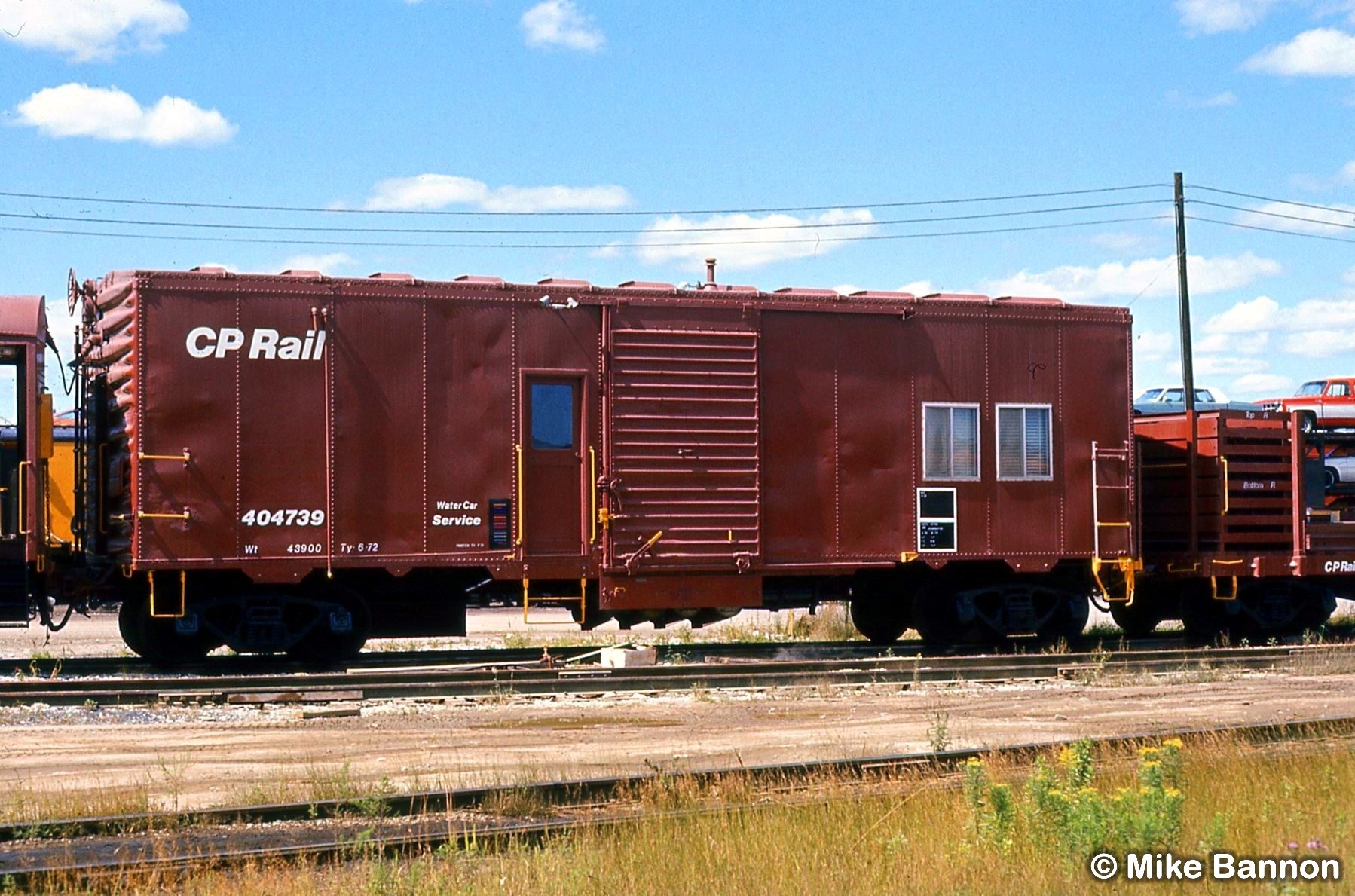 Railpictures.ca - Mike Bannon Photo: CP work train box 404739 awaiting its next call ...