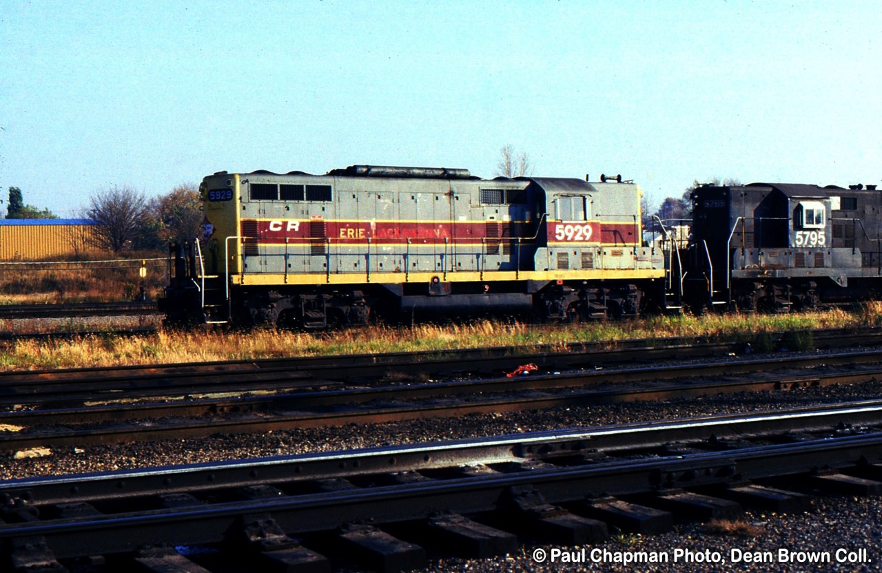 Railpictures.ca - Paul Chapman Photo, Dean Brown Coll. Photo: CR GP7 5929 is ex Erie Lackawanna ...