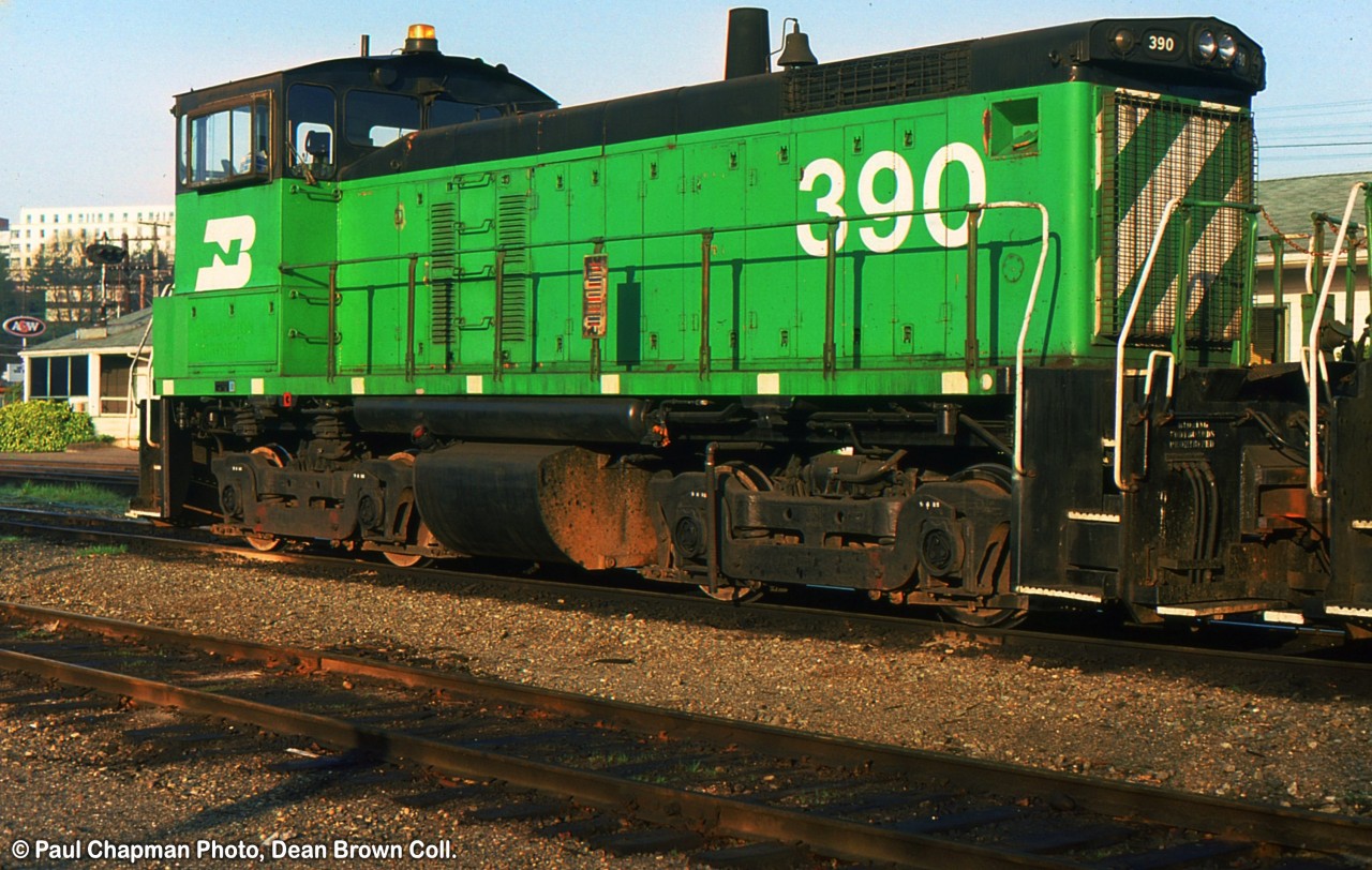 Railpictures.ca - Paul Chapman Photo, Dean Brown Coll. Photo: BN SW1000 390 | Railpictures.ca ...