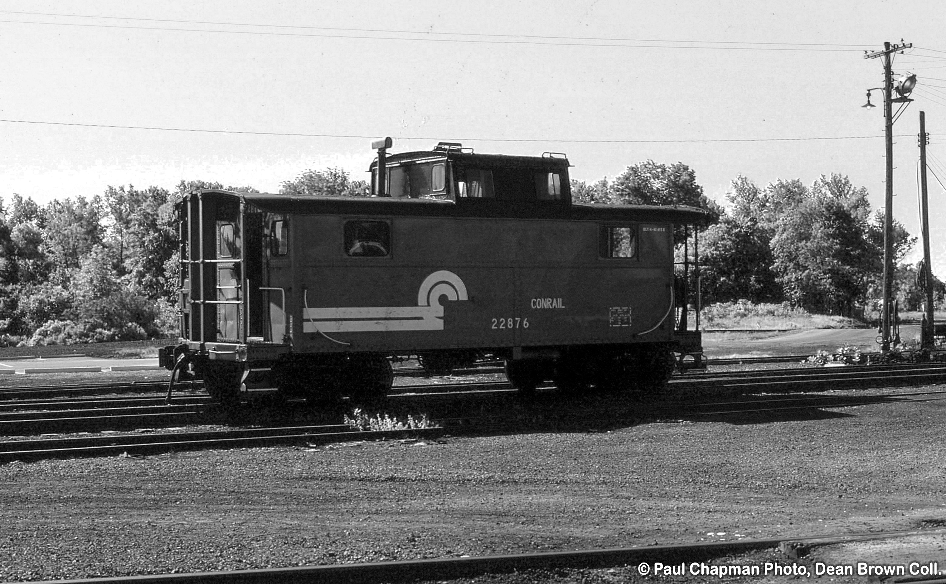 Railpictures.ca - Paul Chapman Photo, Dean Brown Coll. Photo: CR Caboose 22876 at Montrose Yard ...