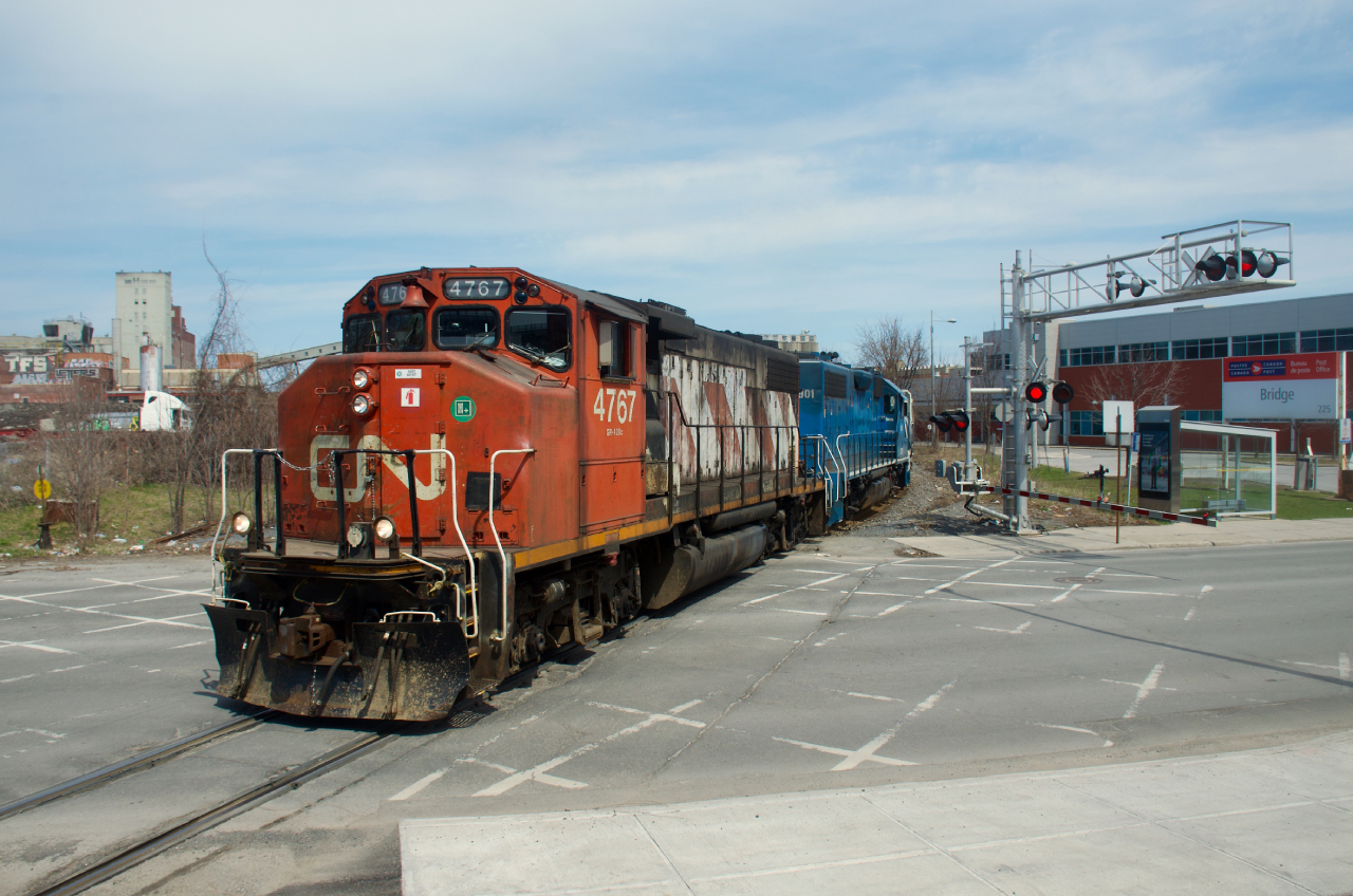 Railpictures.ca - Michael Berry Photo: CN 500 is nearly back at its home base of Pointe St ...