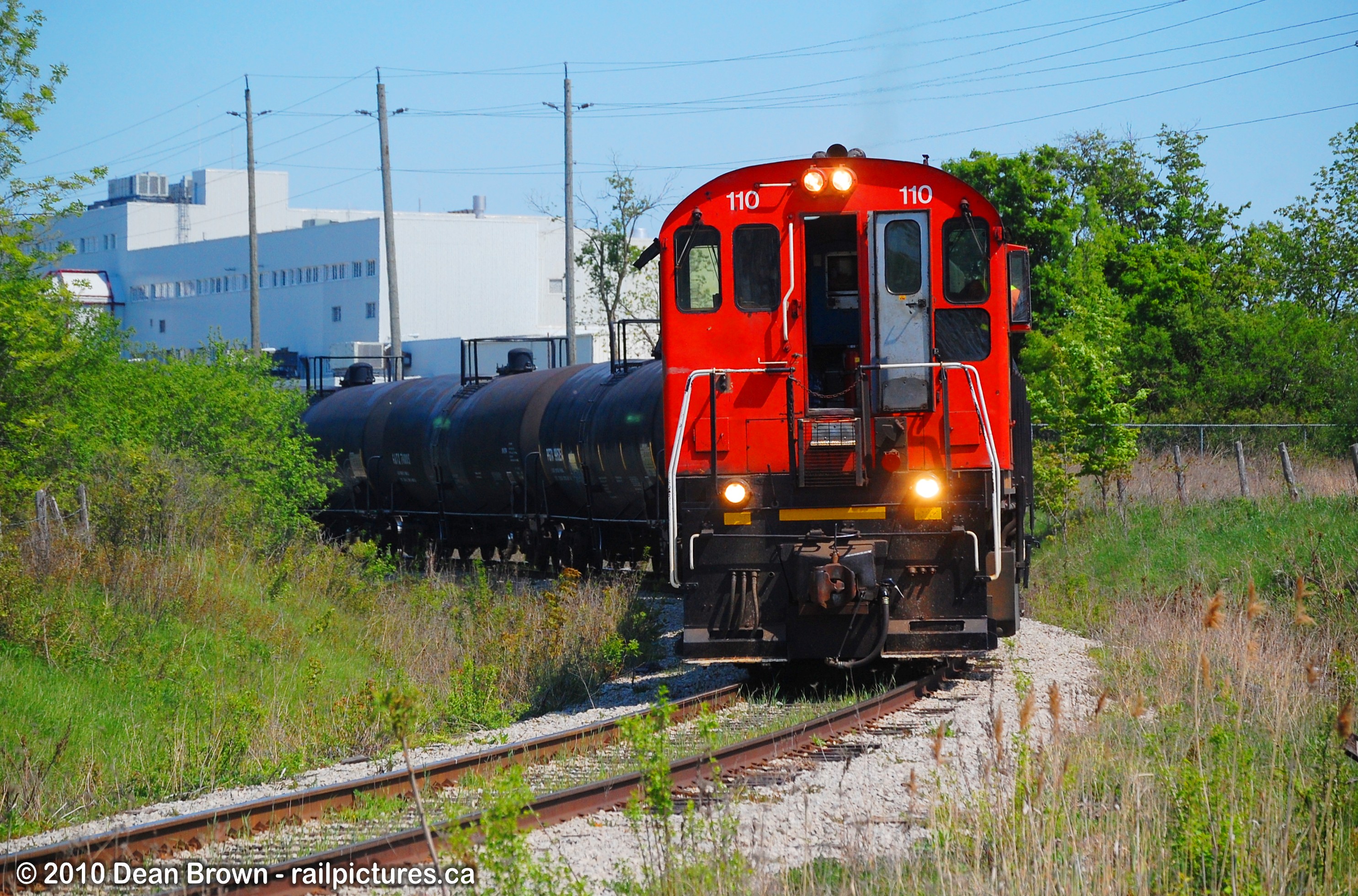 Railpictures.ca - Dean Brown Photo: TRRY S-13u 110 on the Harbour Spur in Port Colborne ...