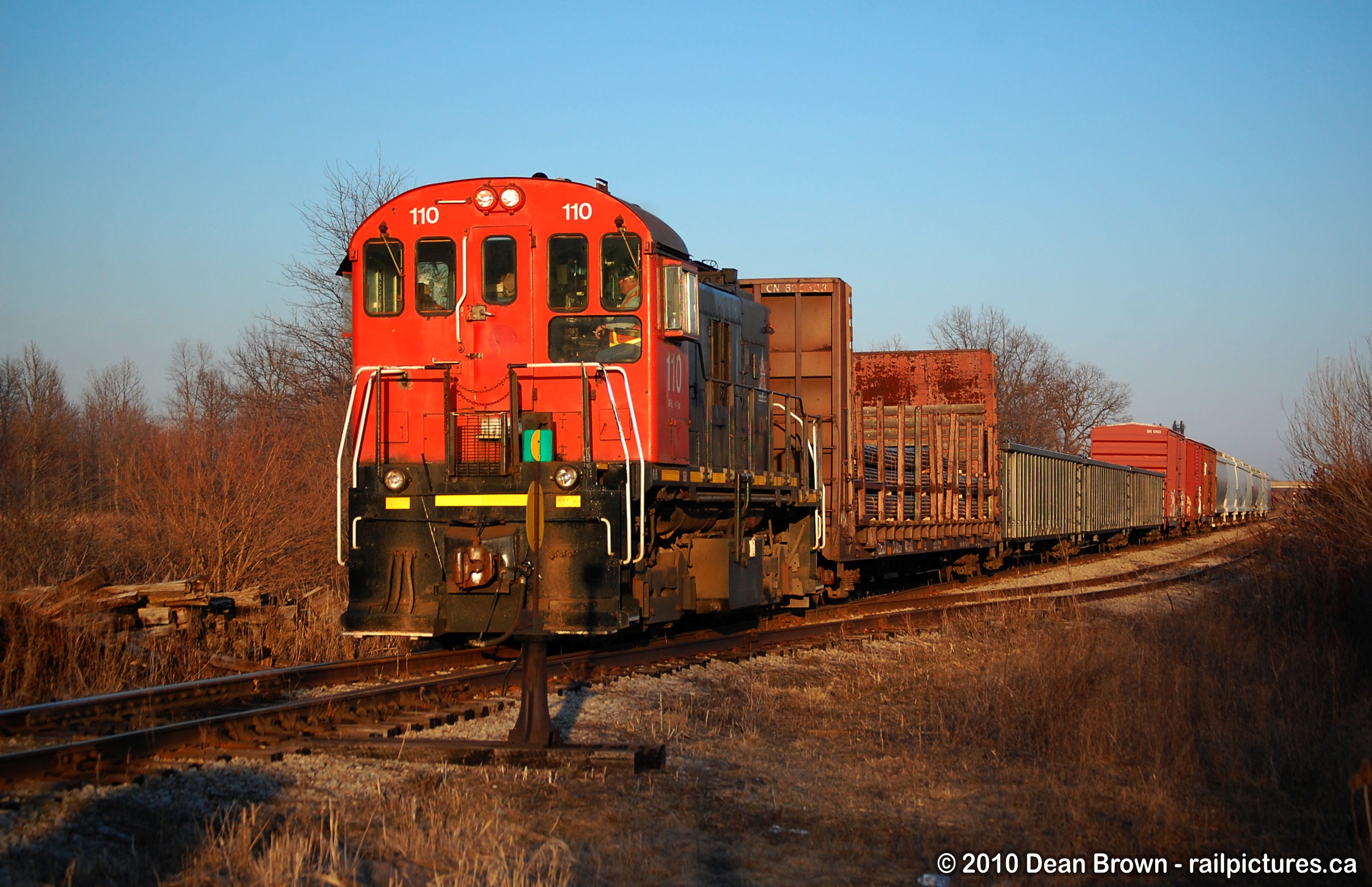 Railpictures.ca - Dean Brown Photo: TRRY S-13u 110 at Pietz Rd. passing through WH Yard on the ...