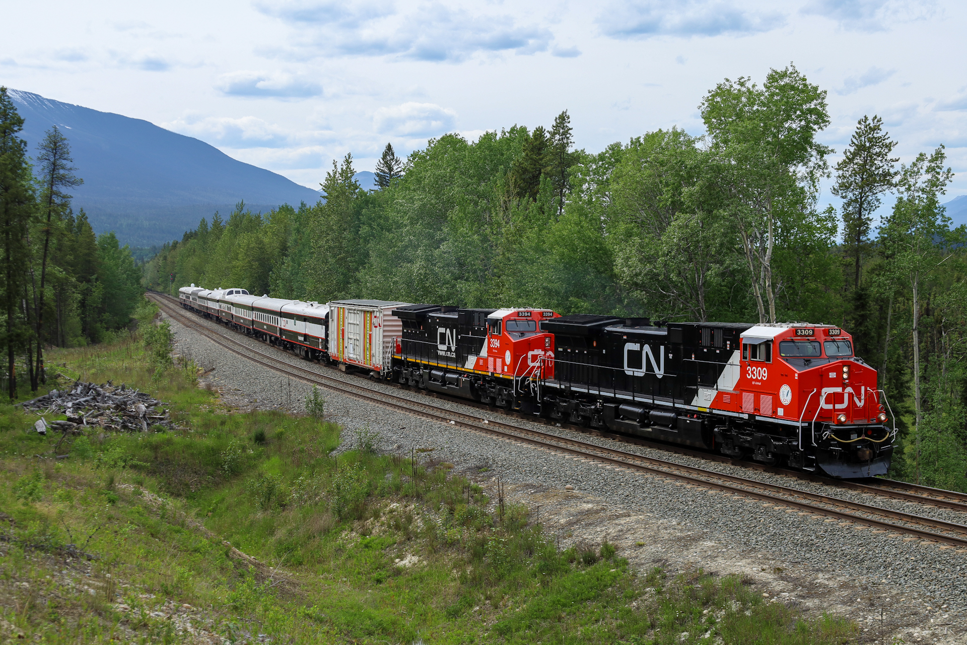 Railpictures.ca - Rob Eull Photo: P 00851 04 the Safety Train, rolls through Harvey on the Tete ...
