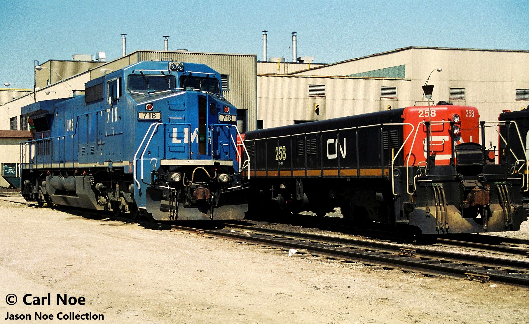 Railpictures.ca - Carl Noe (Collection of Jason Noe) Photo: During a spring afternoon, LMSX C40 ...