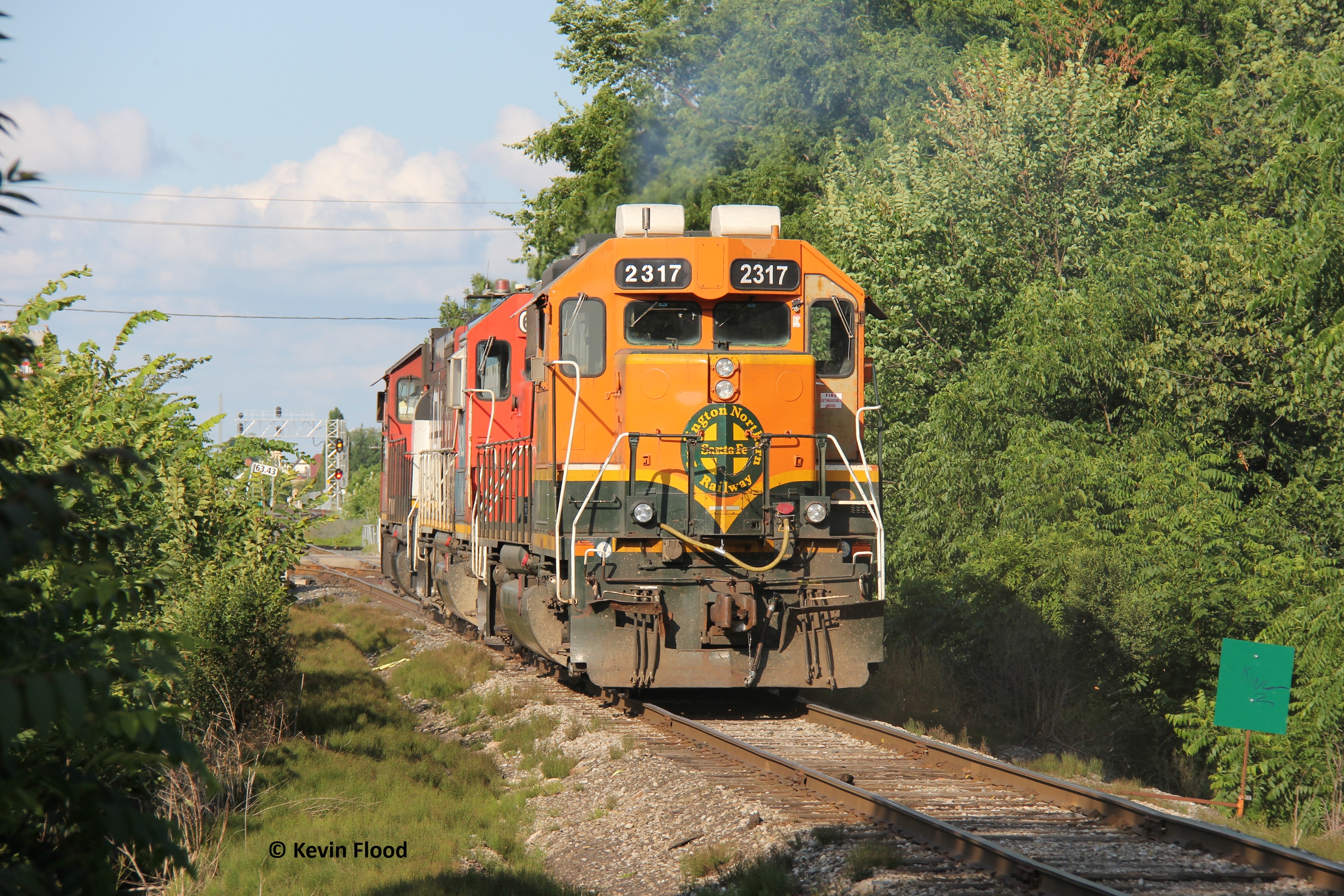 Railpictures.ca - Kevin Flood Photo: CN 568 was pictured on the return to Kitchener light power ...