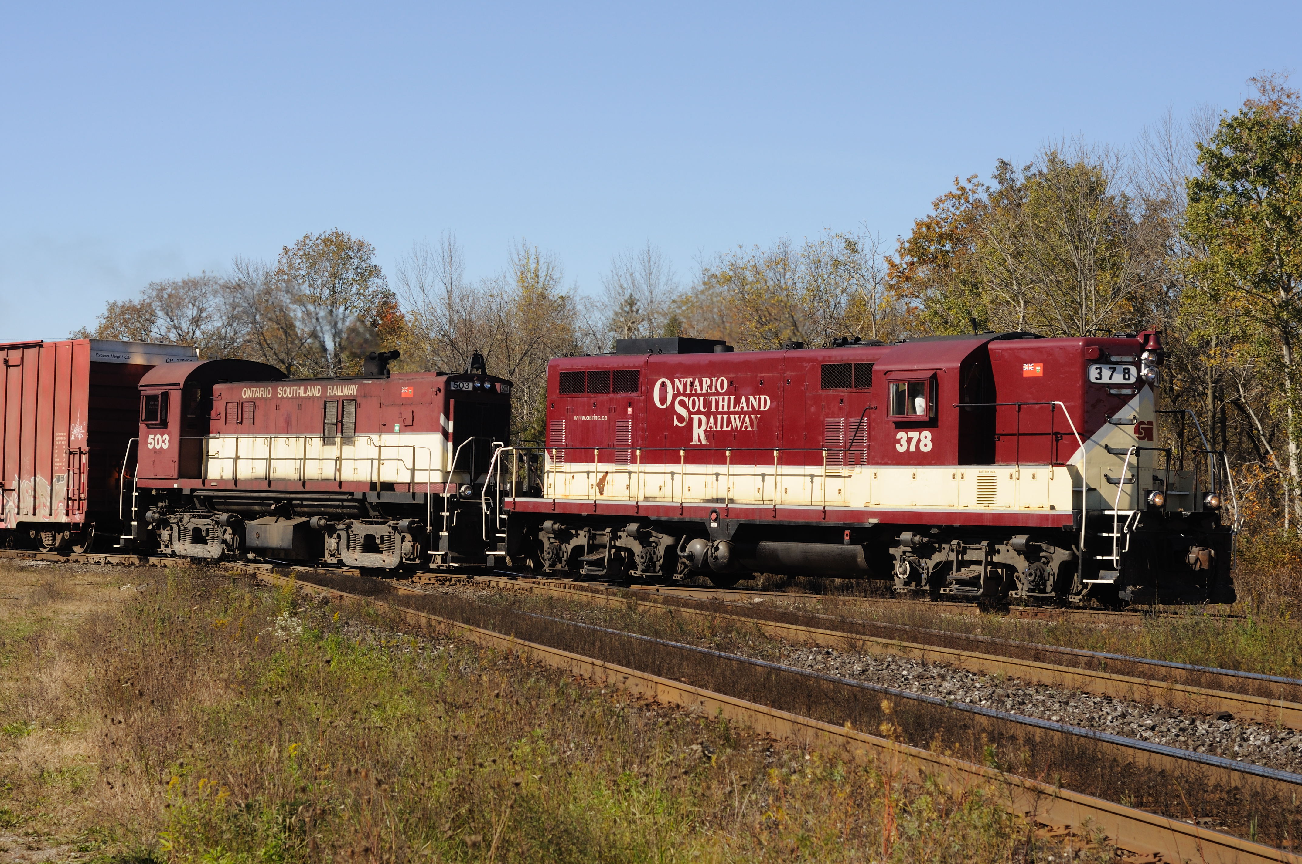 Railpictures.ca - Stephen C. Host Photo: Ontario Southland @ Woodstock ...