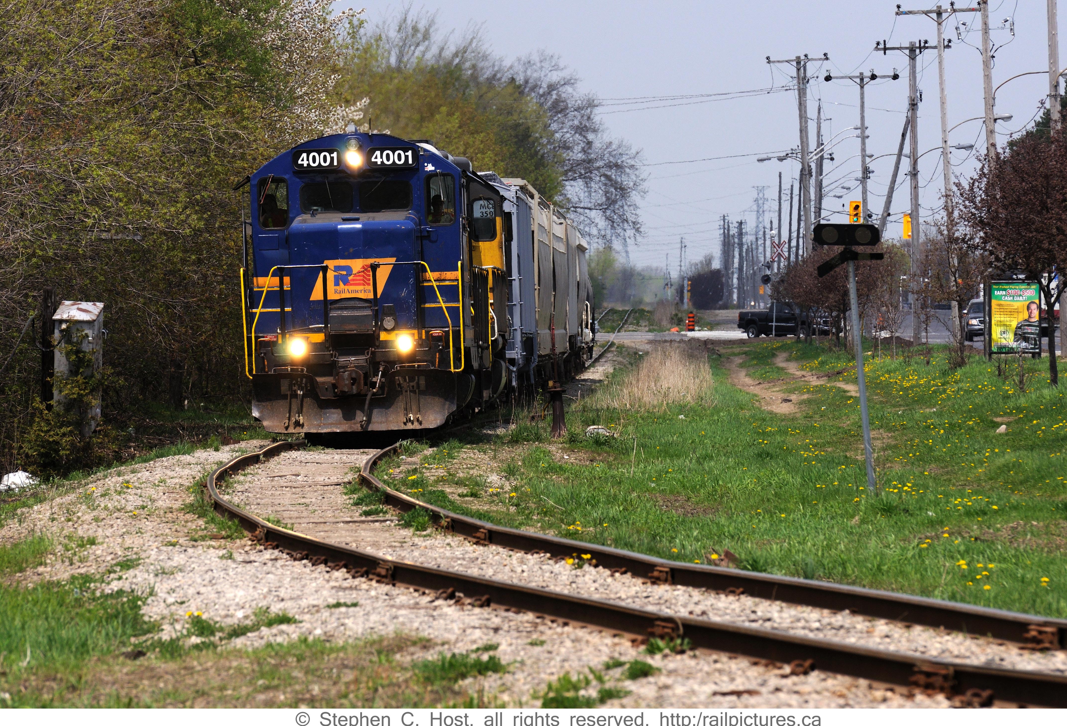 Railpictures.ca - Stephen C. Host Photo: Goderich and Exeter Train 580 ...