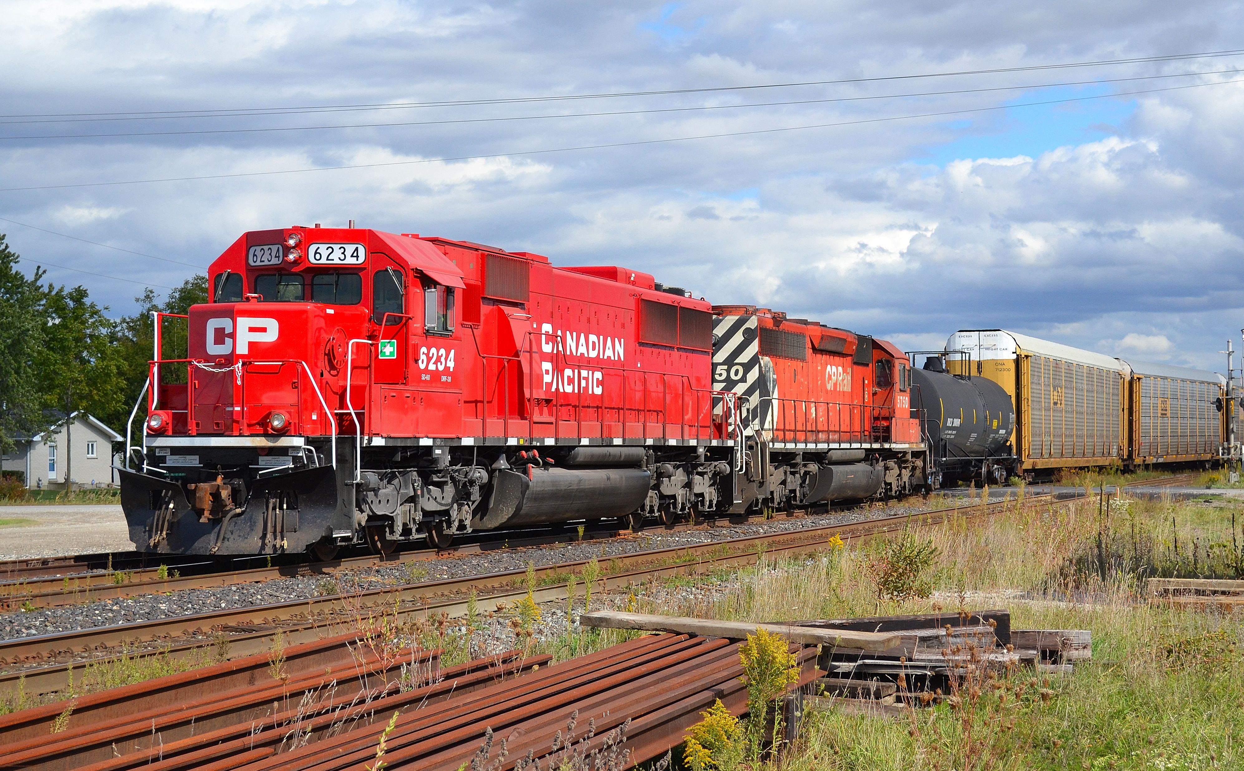 Railpictures.ca - Jay Butler Photo: CP 441 led by recently rebuilt CP ...