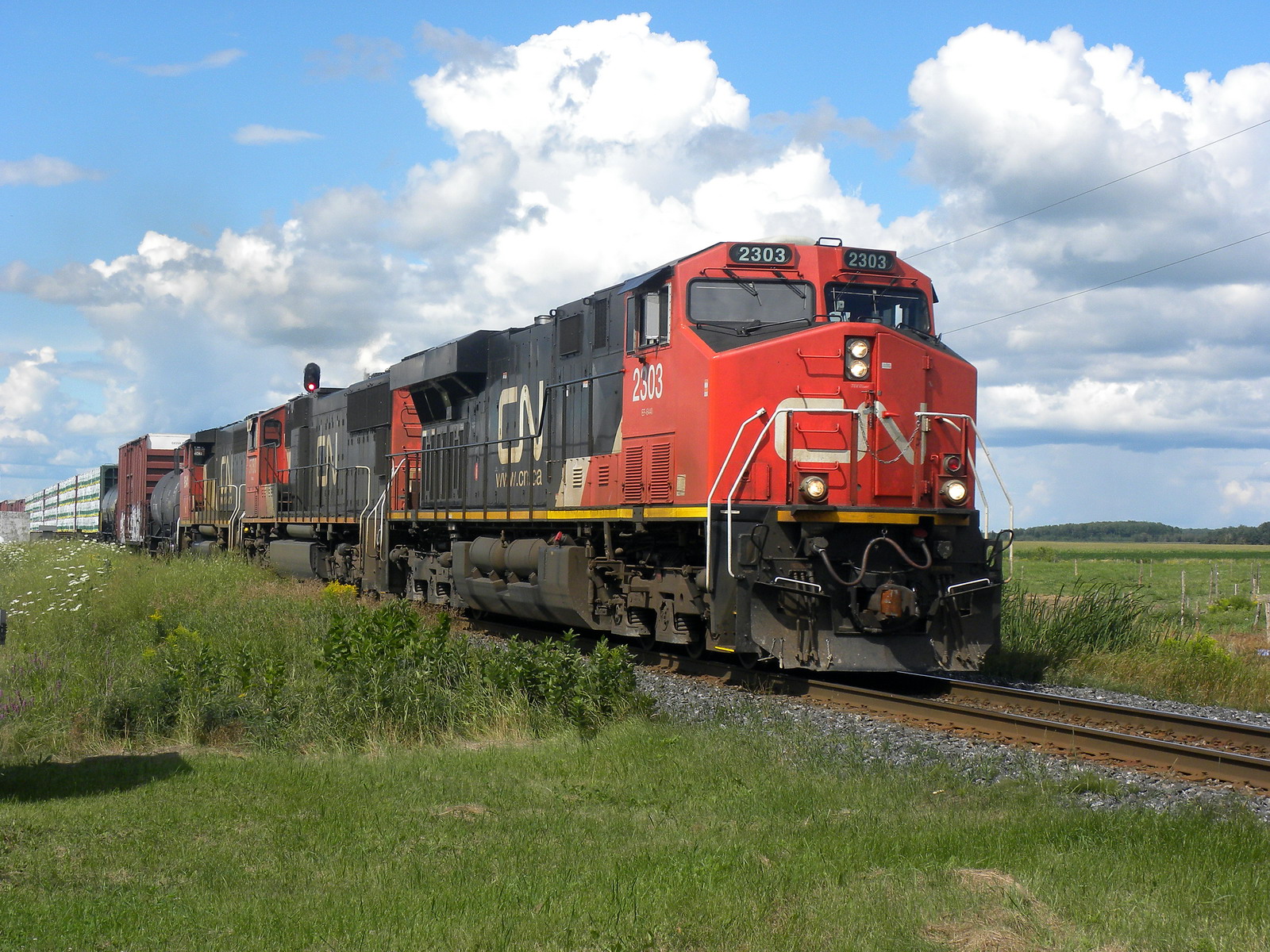 Railpictures.ca - Pierre Fournier Photo: CN 401,one CN,s oldest train ...