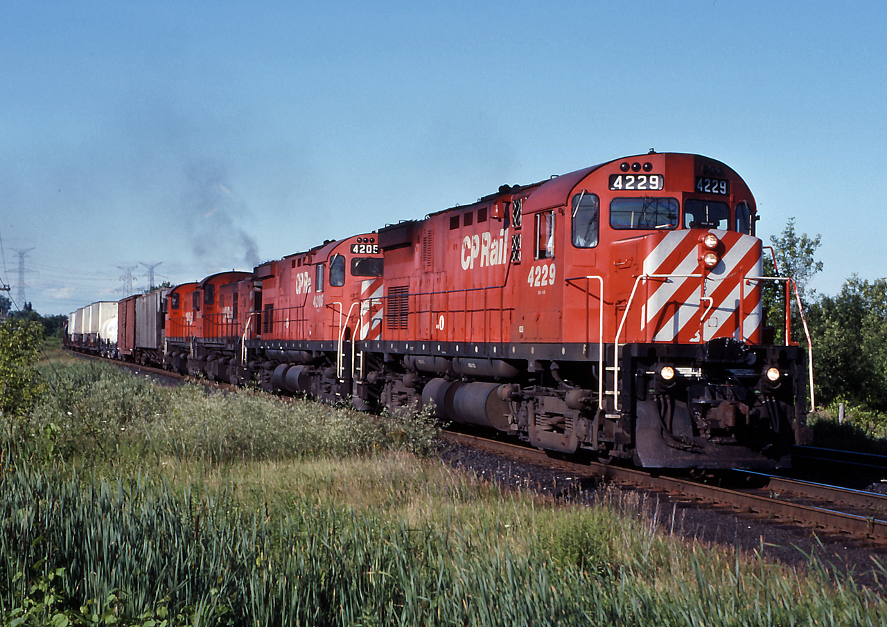 Railpictures.ca - John Eull Photo: Four MLW’s power train 903 through ...