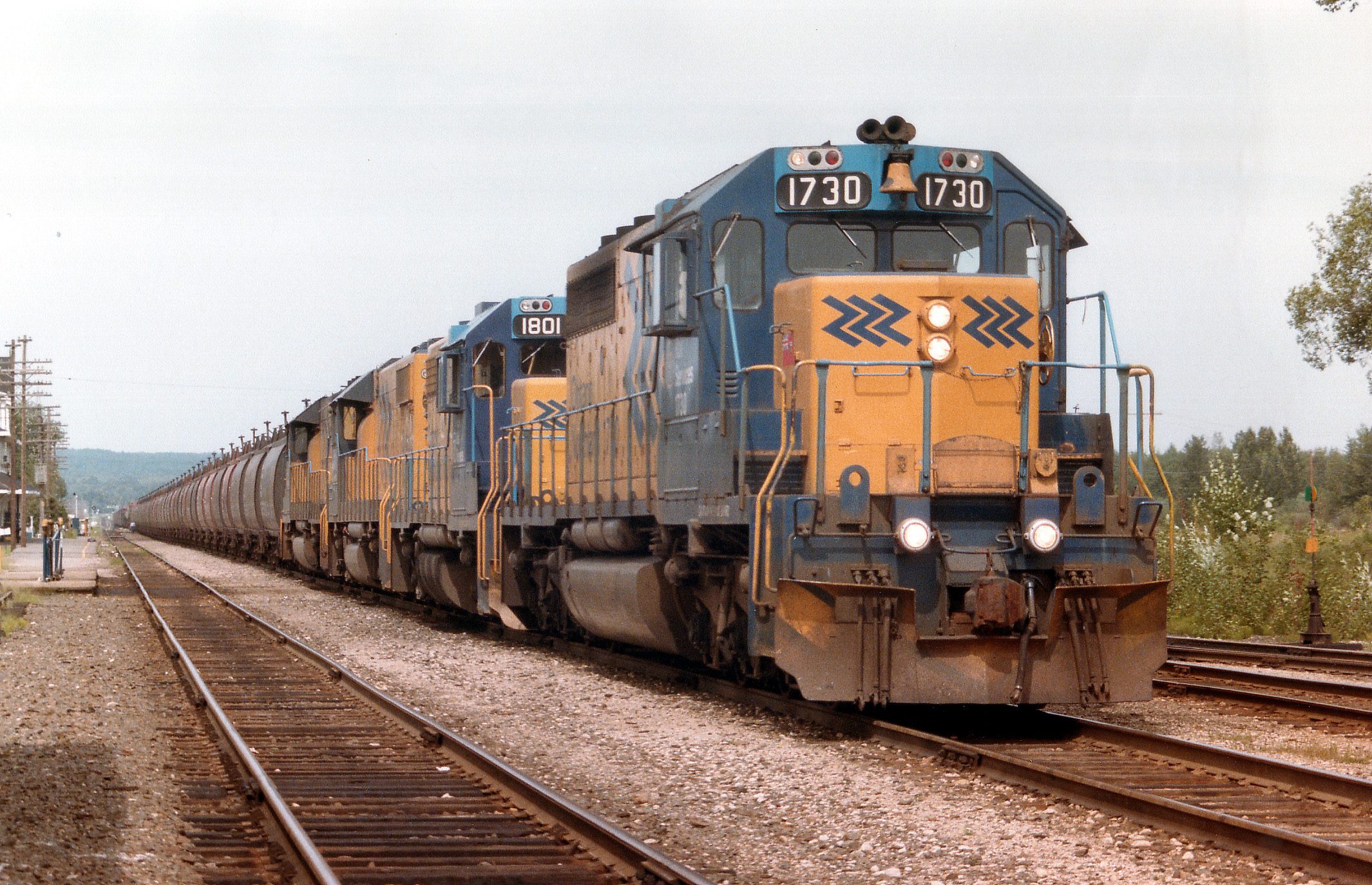 Railpictures.ca - A.W.Mooney Photo: The Dofasco Ore train is pictured ...