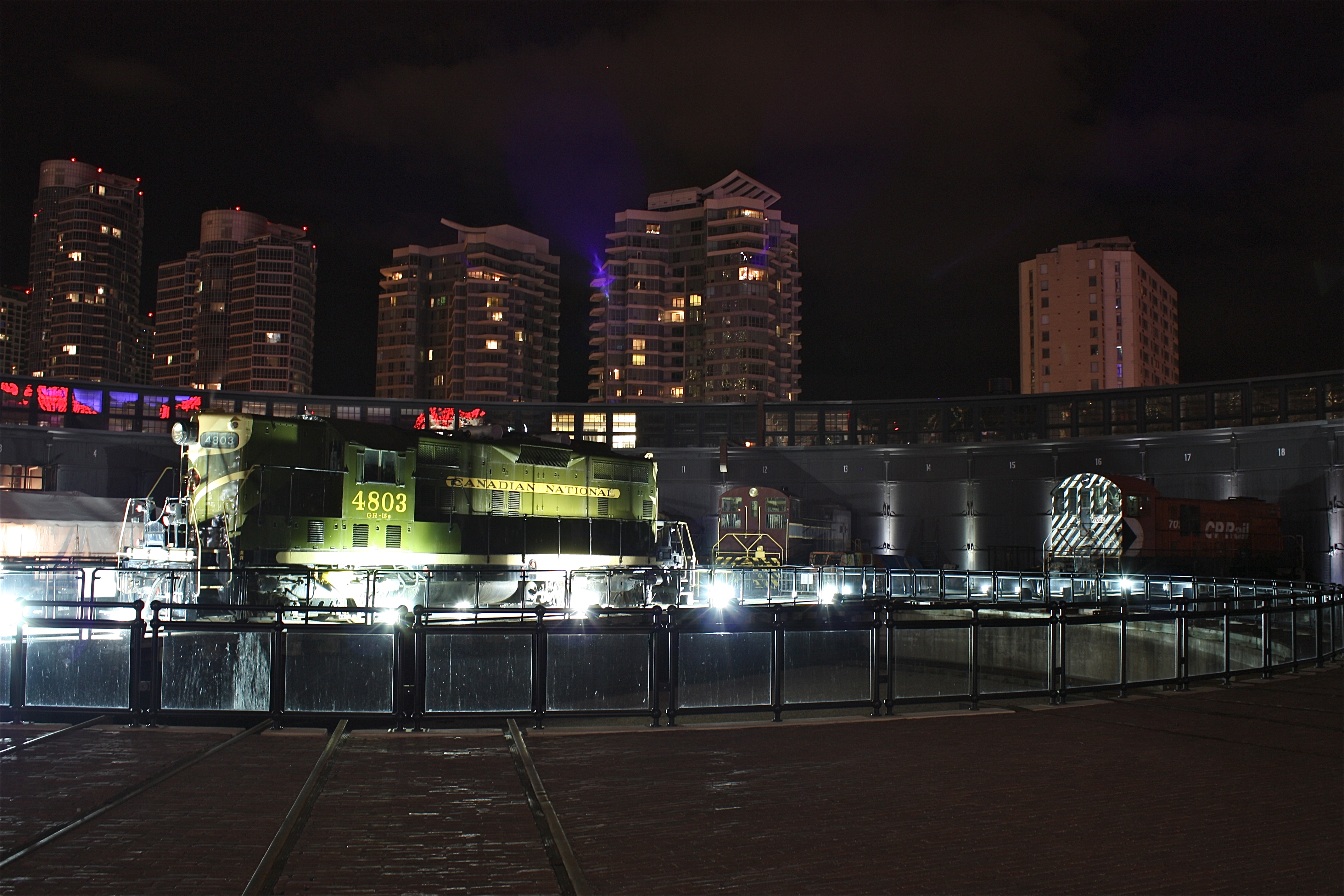 Railpictures.ca - Marcus W. Stevens Photo: CNR GP7 #1803 sits with a ...