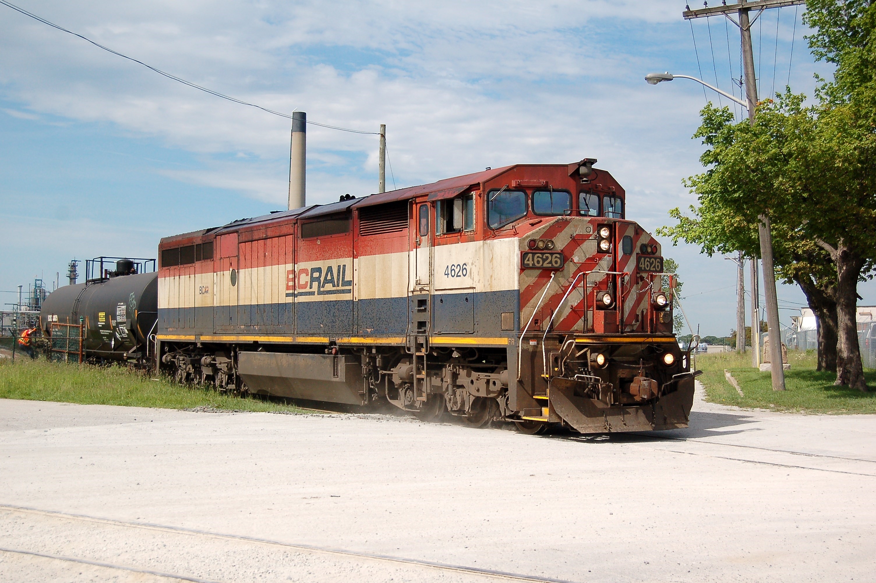 Railpictures.ca - Shaun Hinz Photo: A rare visitor in the form of BC ...