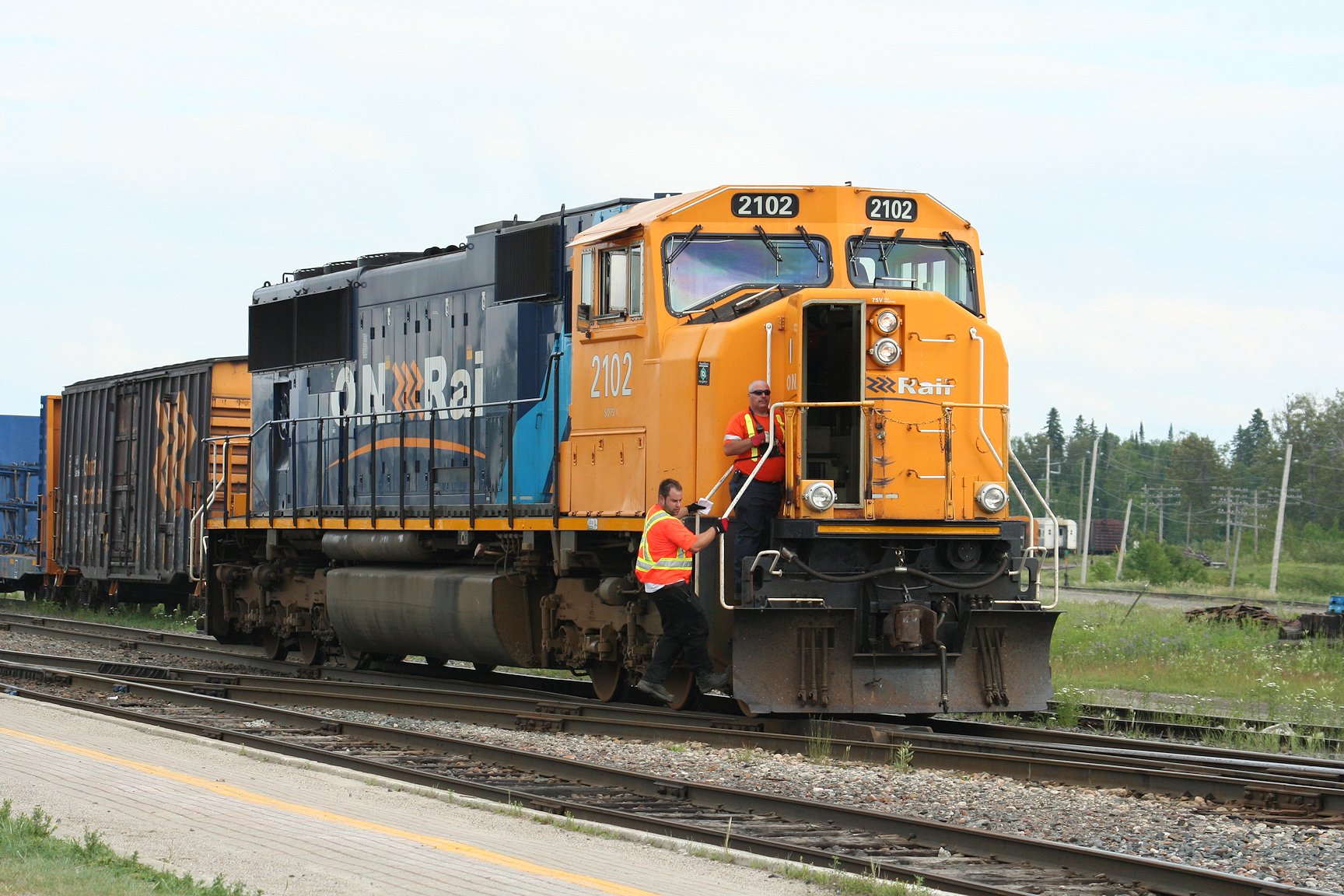 Railpictures.ca - Chris van der Heide Photo: Ontario Northland Railway ...
