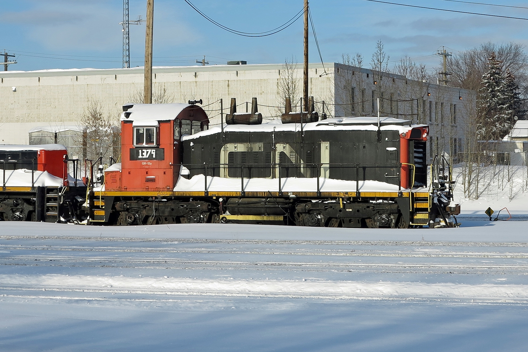 Railpictures.ca - steve arnot Photo: CN SW1200RS 1379 parked at CN’s ...