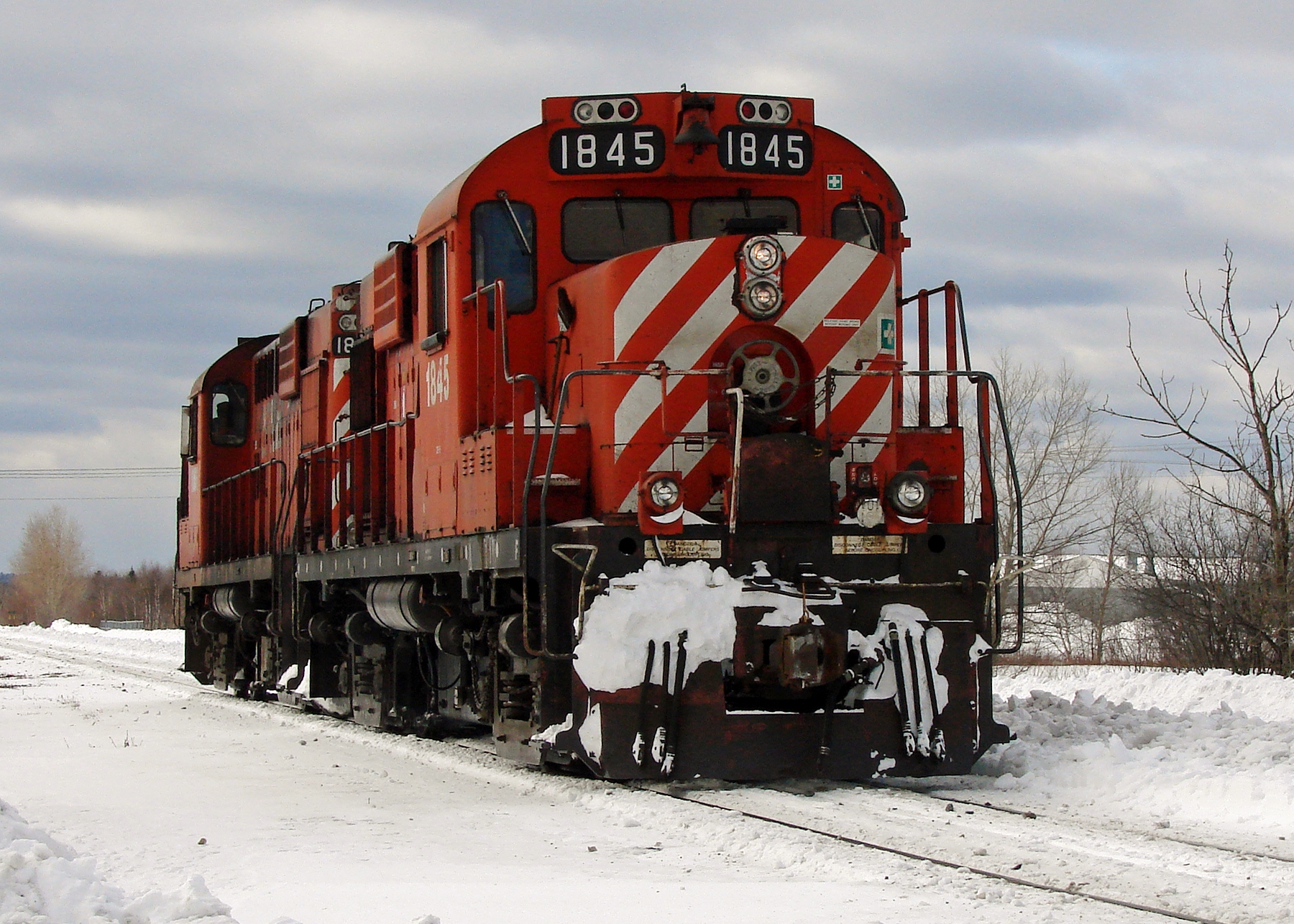 Railpictures.ca - steve arnot Photo: NBEC 1845 and a second former CP ...