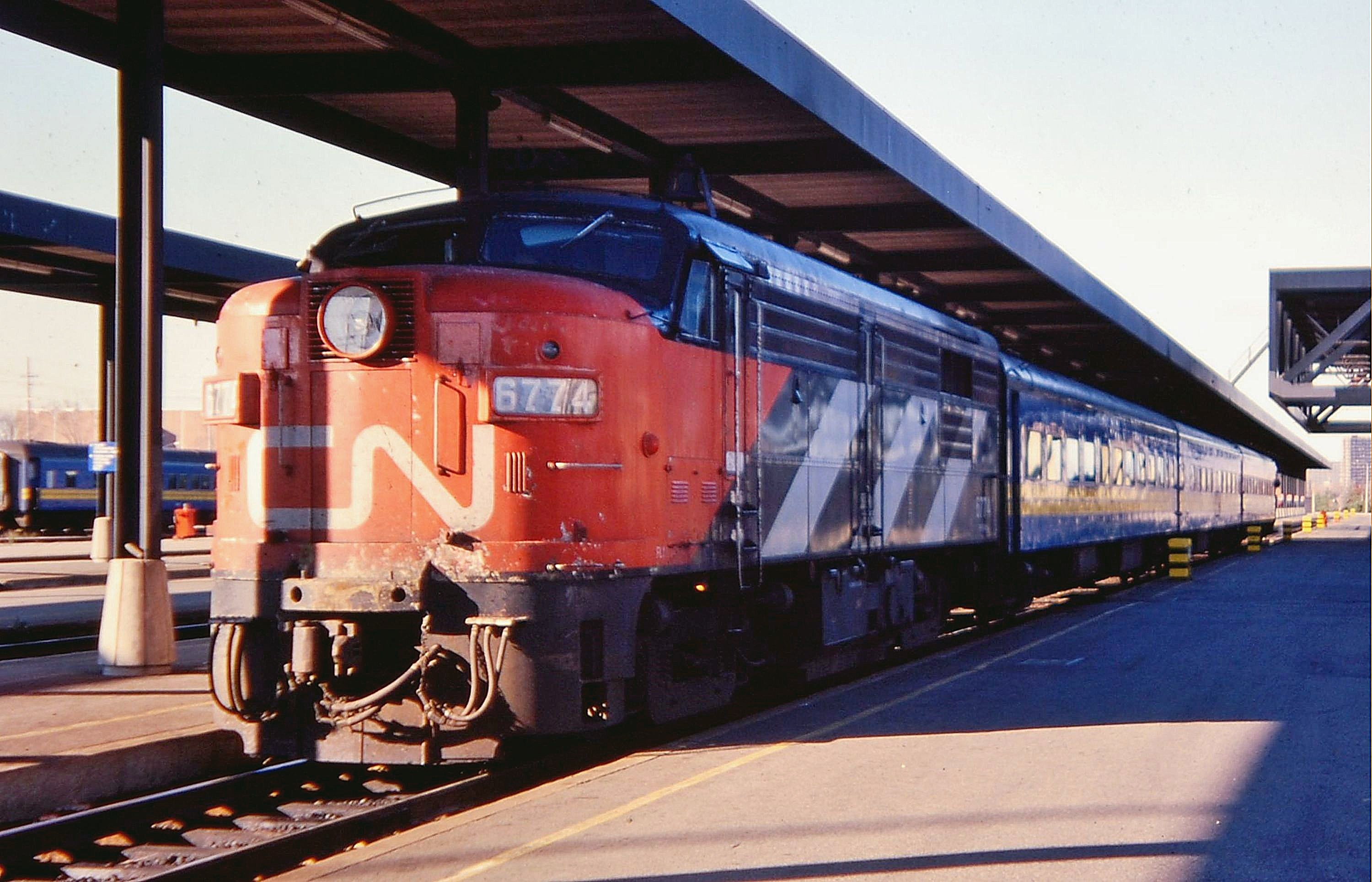 Railpictures.ca - richard hart Photo: MLW FPA-4 CN 6774 is preparing to ...