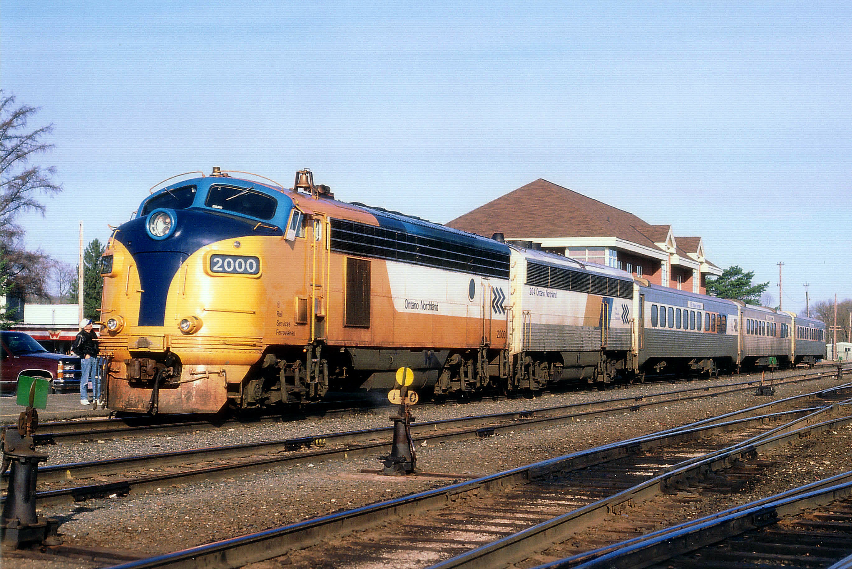 Railpictures.ca - A.W. Mooney Photo: The ONR passenger train southbound ...