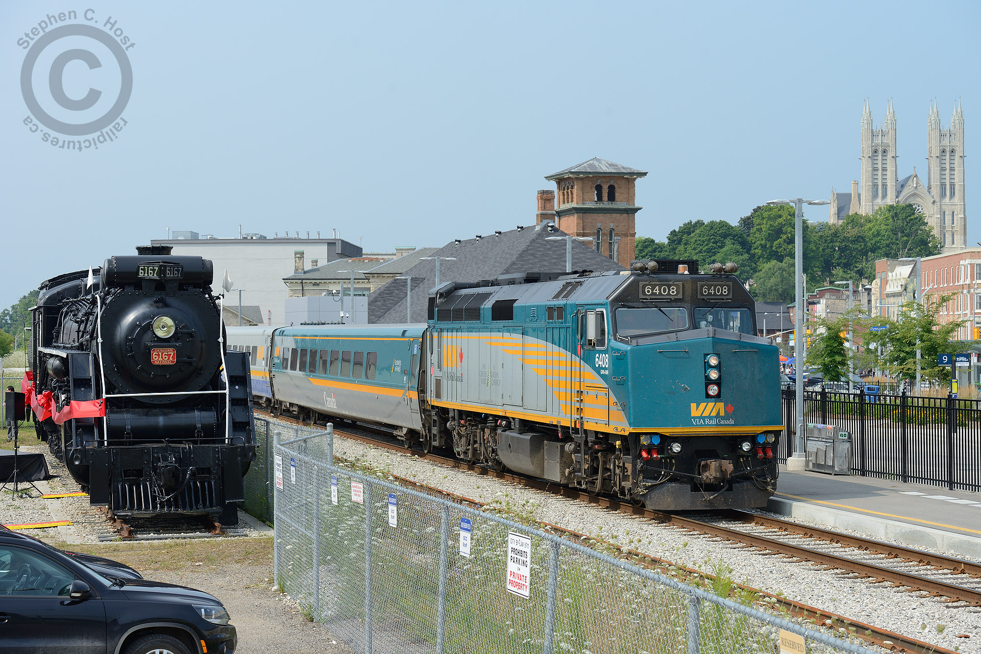 Railpictures.ca - Stephen C. Host Photo: CNR 6167 recently restored ...