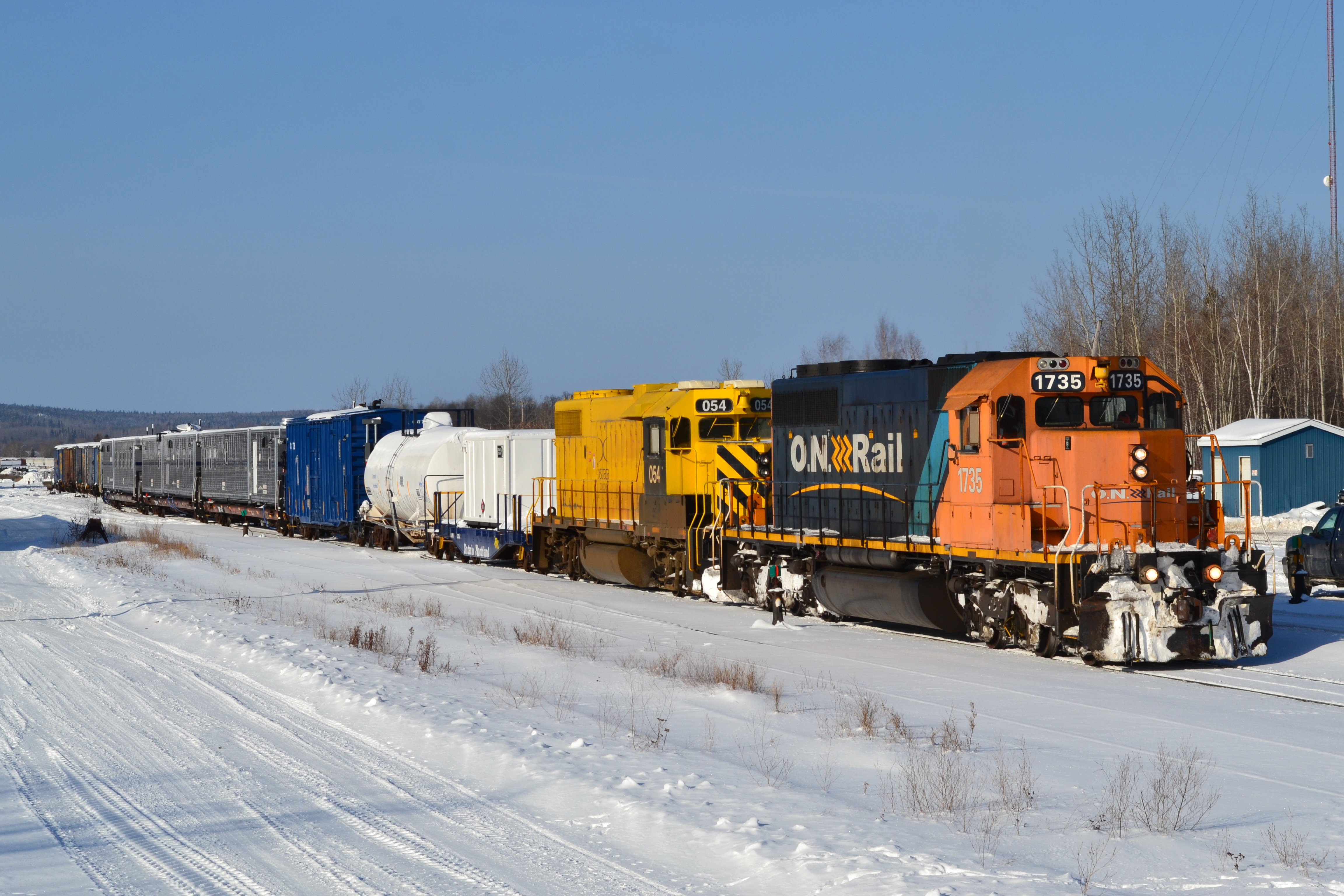 Railpictures.ca - Cortland Saunders Photo: Work train season is over so ...