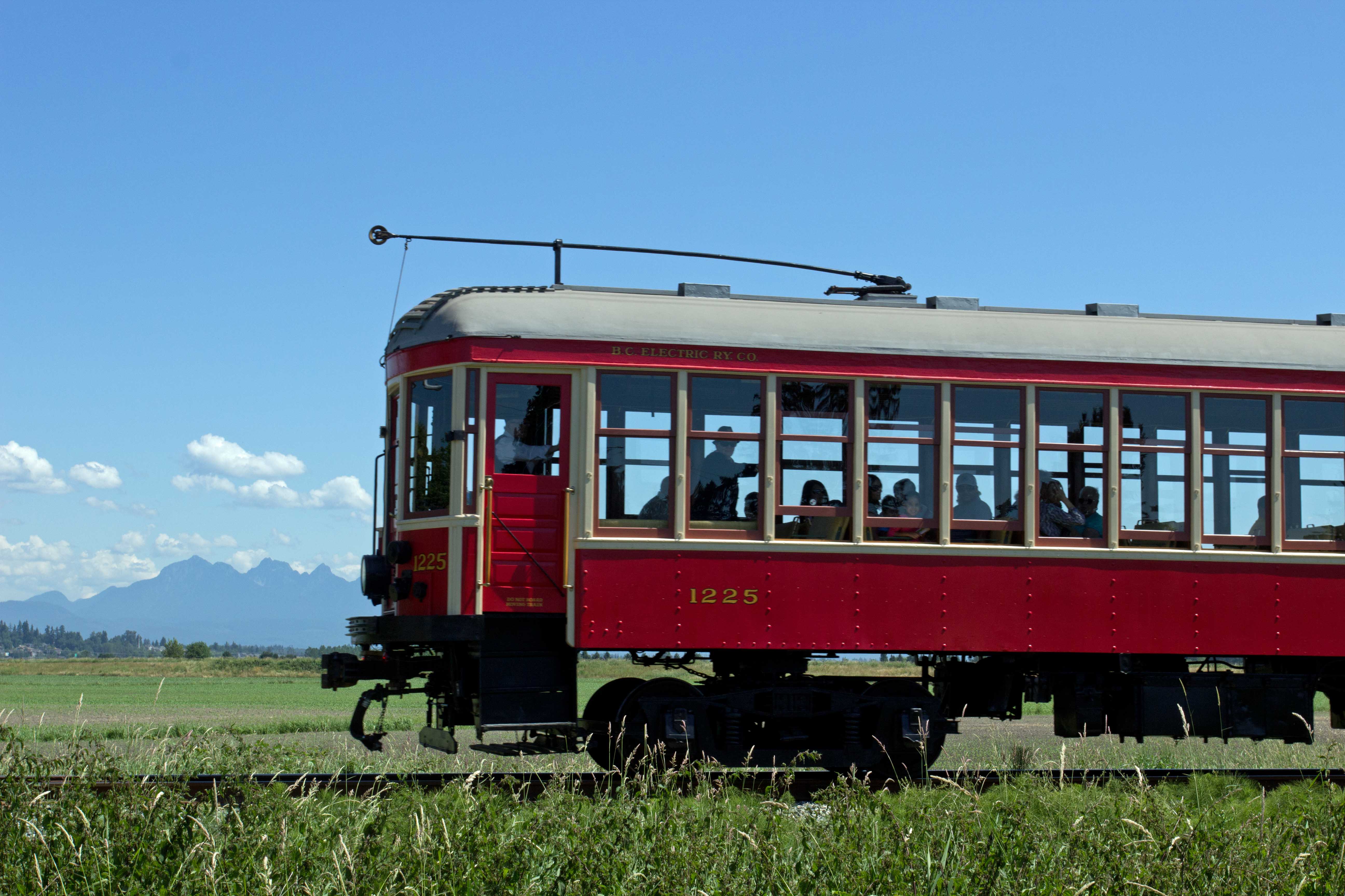 Railpictures.ca - dalewk1 Photo: Restored B.C. Electric Interurban rail ...