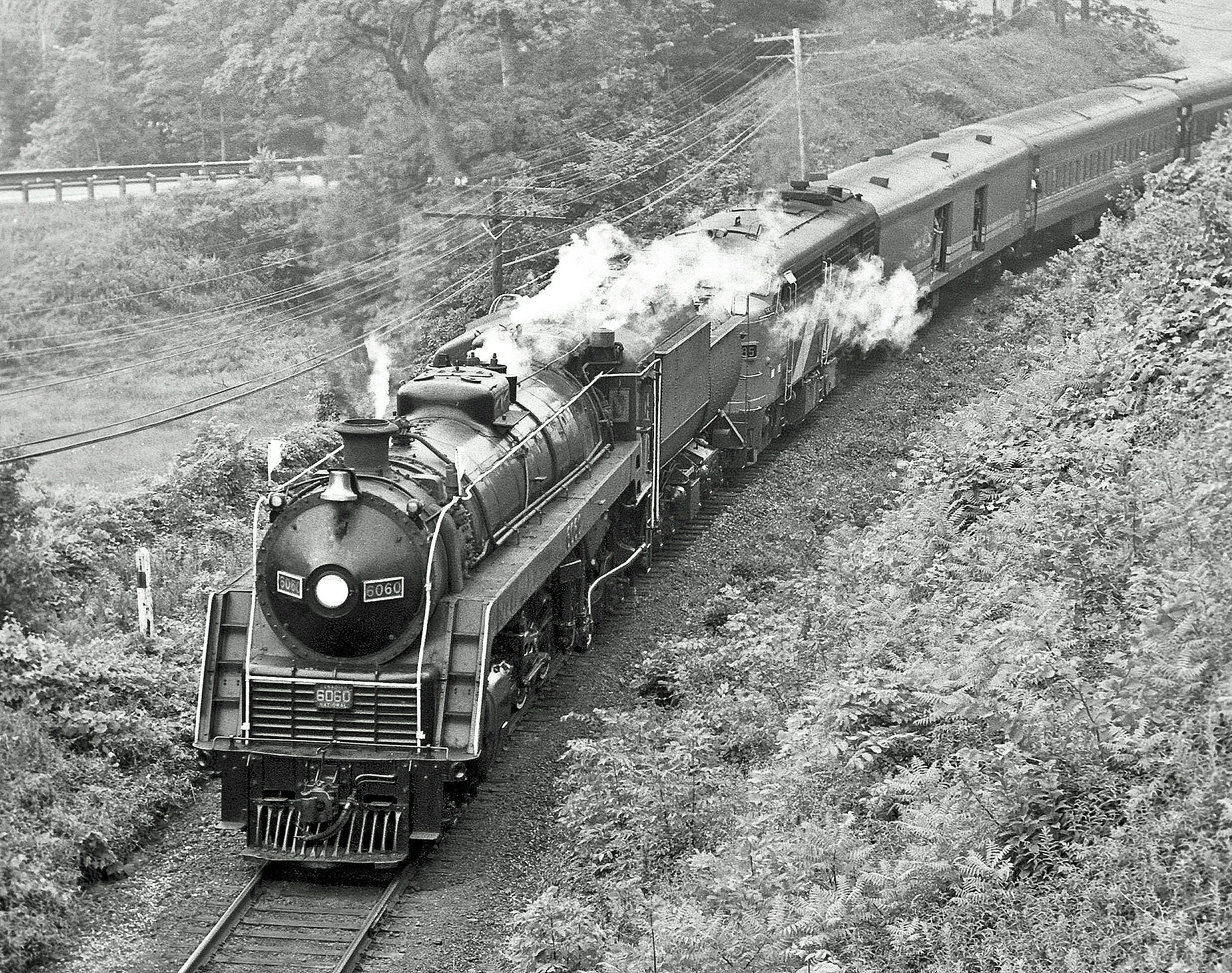 Railpictures.ca - Peter Newman Photo: Mountain-type #6060 and FPA-4 ...