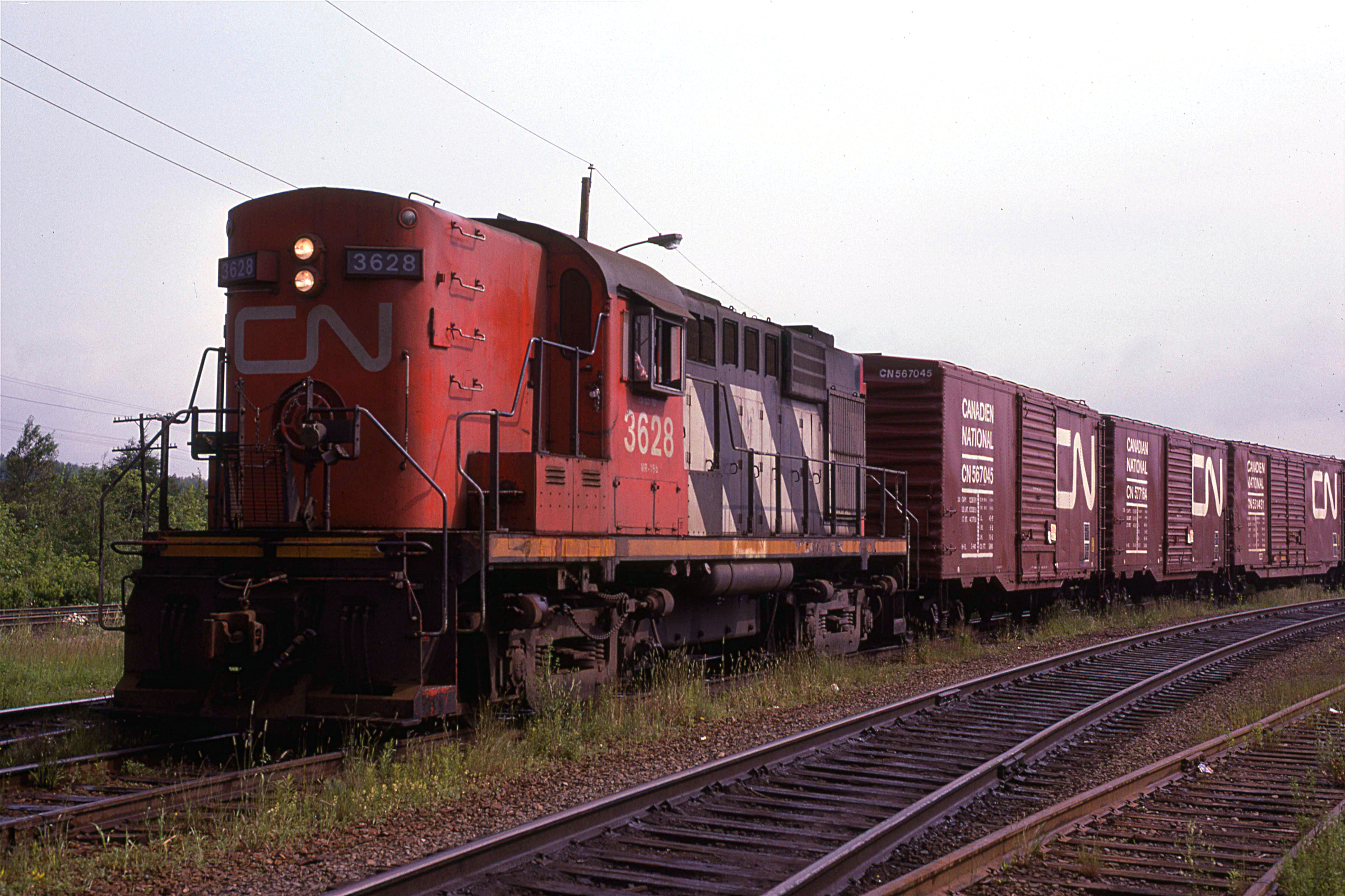 Railpictures.ca - Steve Young Photo: While waiting for a delayed ferry ...
