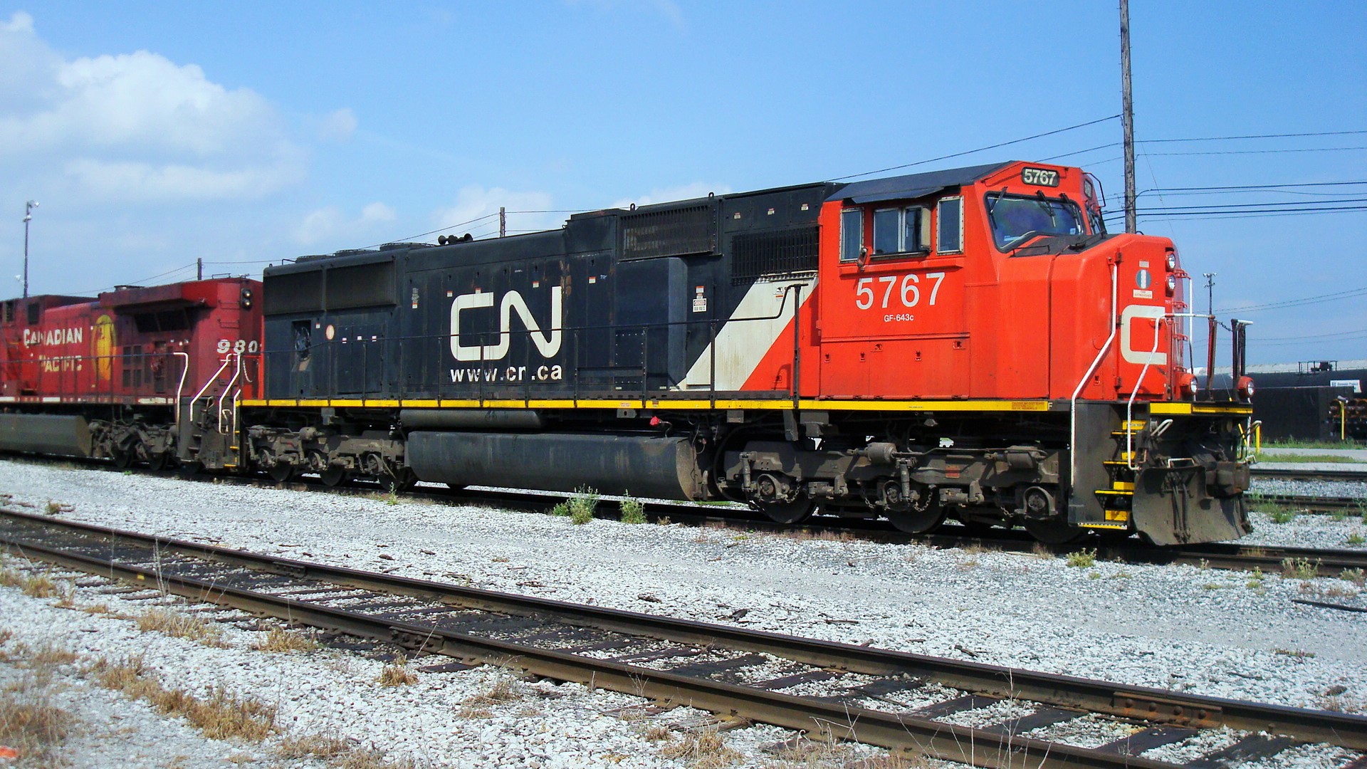 Railpictures.ca - Paul Santos Photo: Built in 1999 this SD75i finds ...