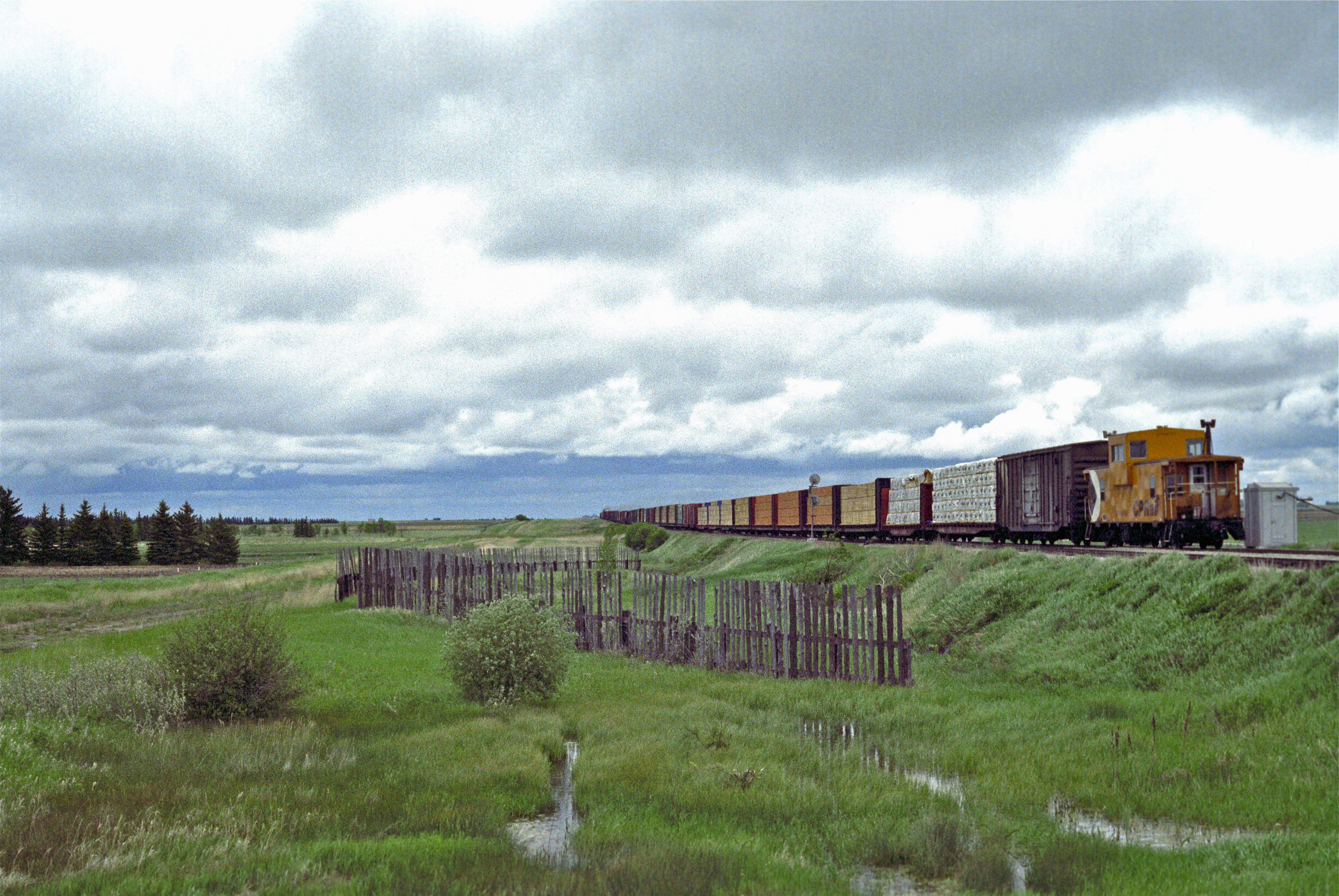 Railpictures.ca - Peter Newman Photo: Threatening skies ahead… I have ...