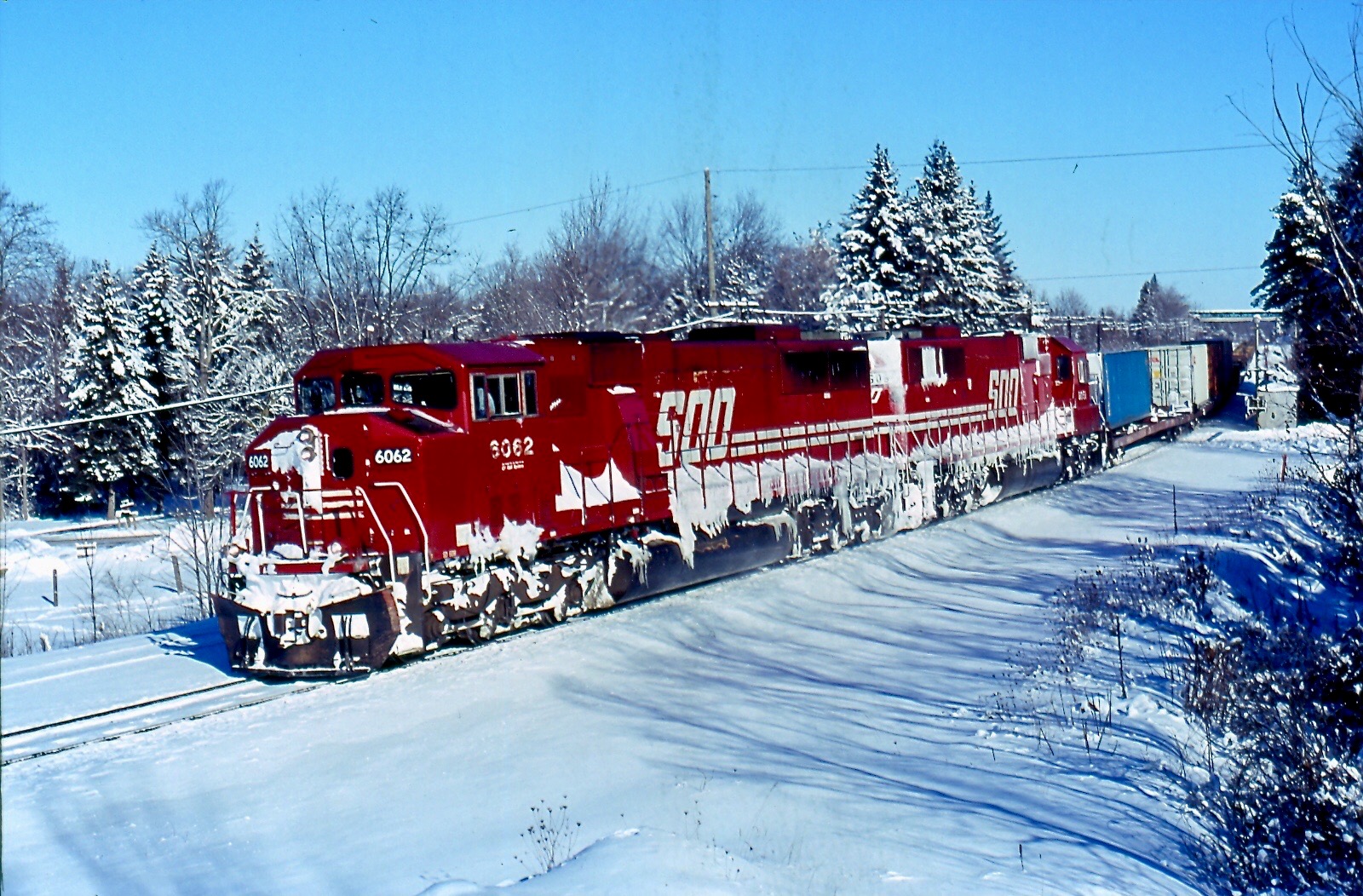 Railpictures.ca - Marcus W Stevens Photo: It was a new year and a fresh ...