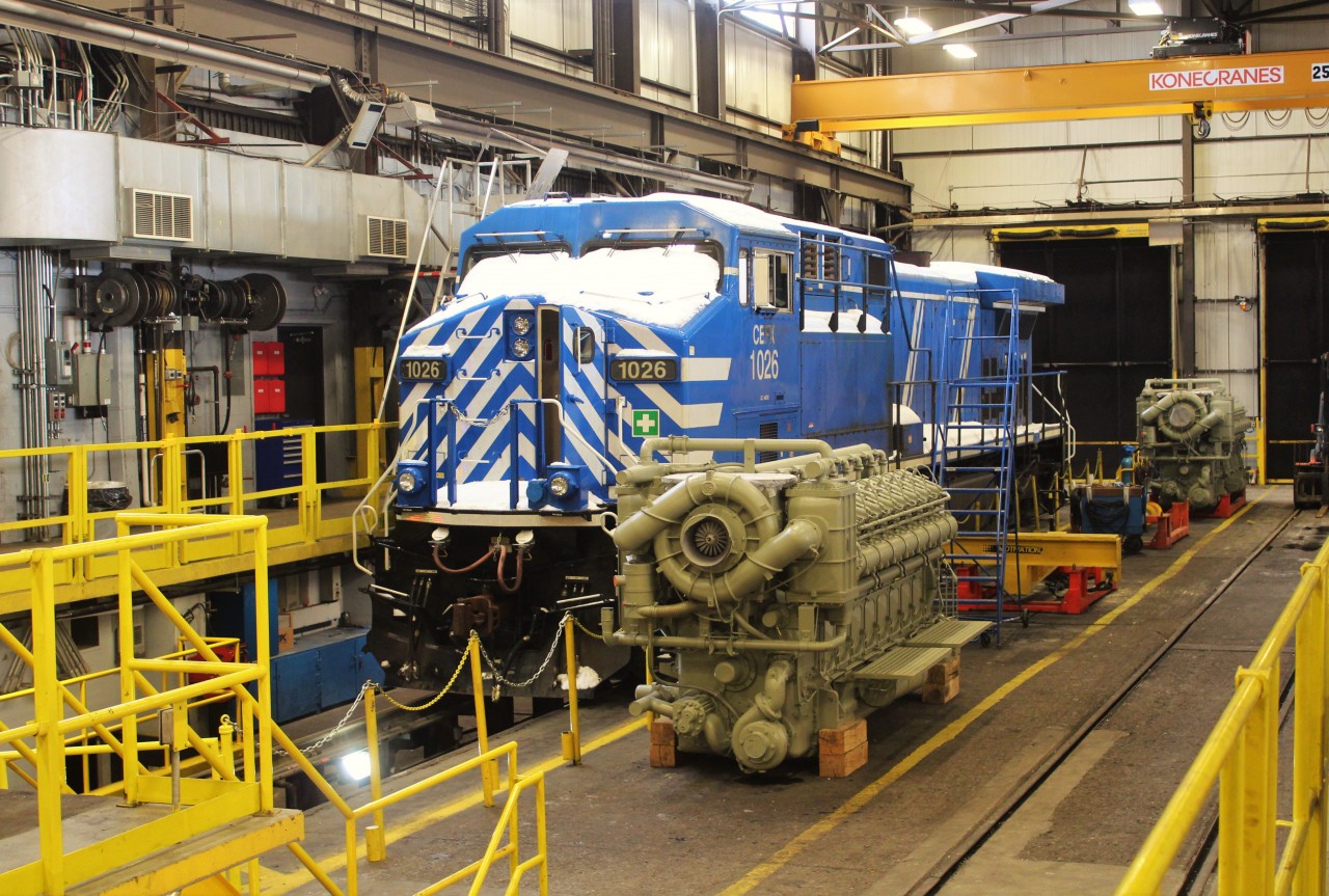 Railpictures.ca - Paul Santos Photo: CP spec AC4400 1026 comes inside ...